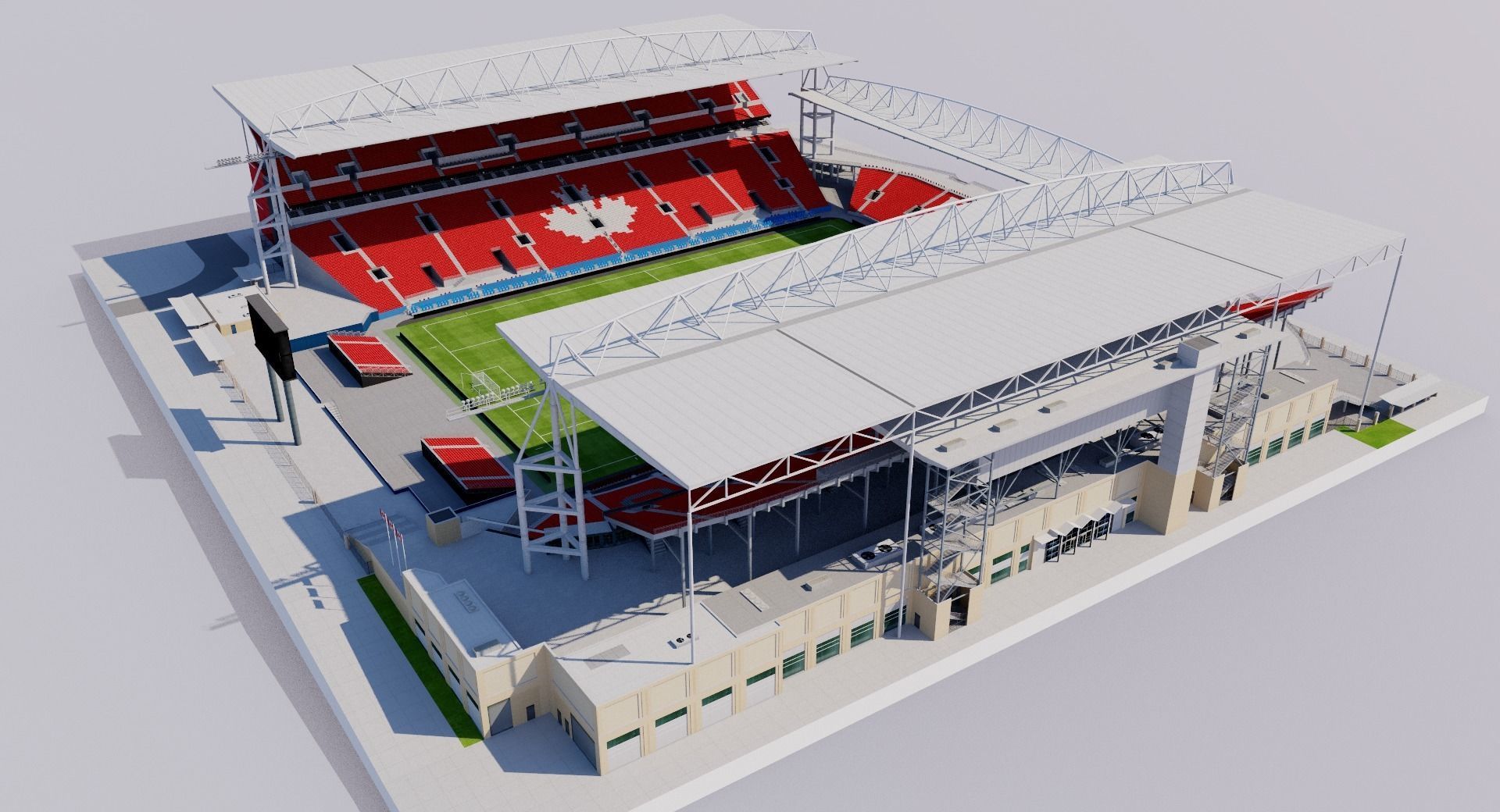 BMO Field - Toronto - Canada 3D model | CGTrader