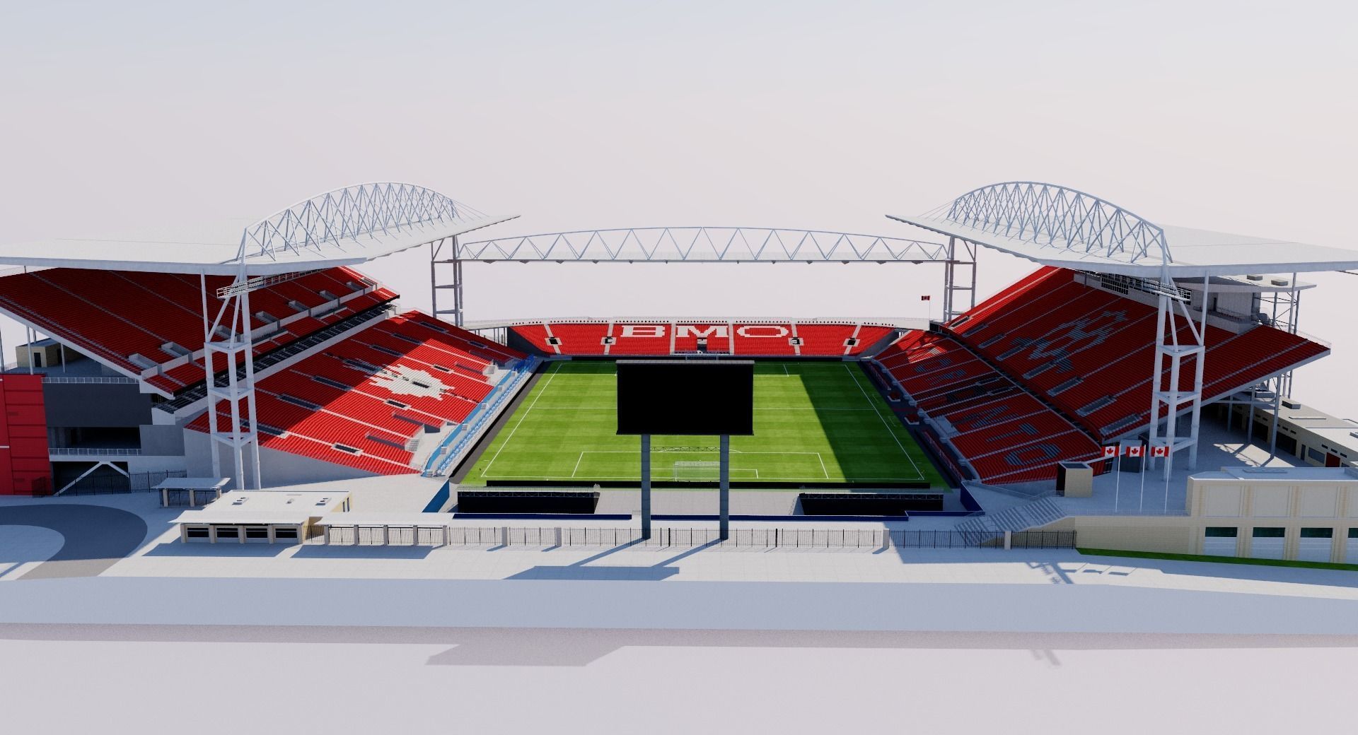 BMO Field - Toronto - Canada 3D model | CGTrader