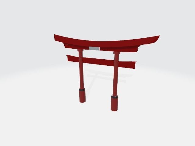 Japanese Temple Gate 3D model | CGTrader