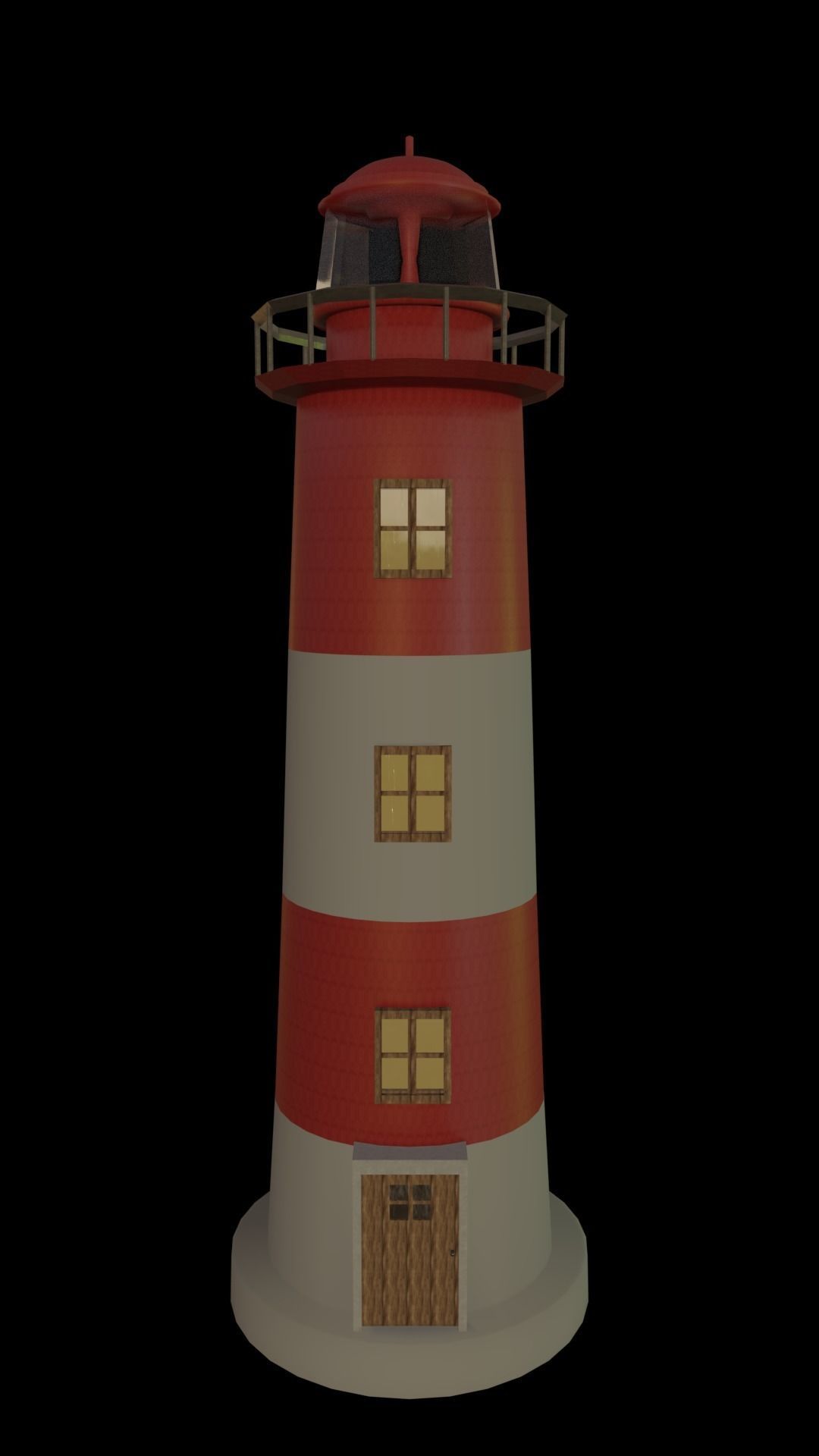 Lighthouse simple 3D model animated | CGTrader