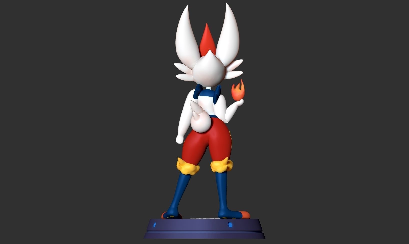 Cinderace - Pokemon Fanart 3D model 3D printable | CGTrader