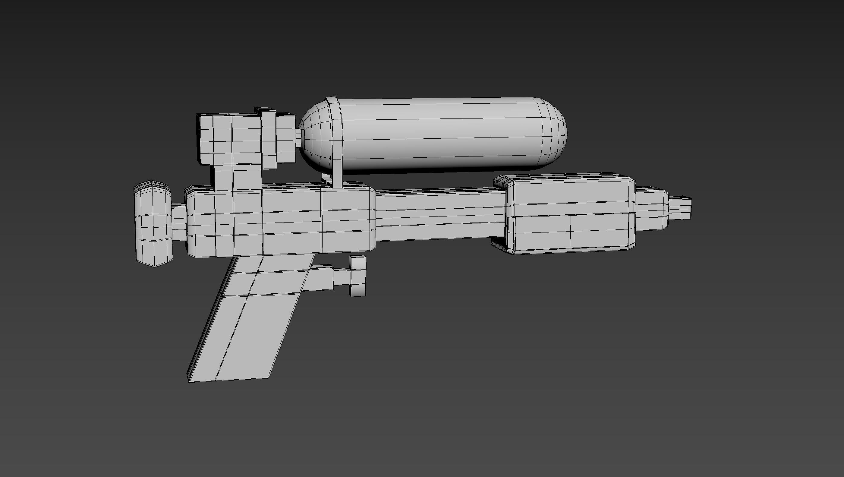 3D model Cartoon - SciFi - Acid Gun VR / AR / low-poly | CGTrader