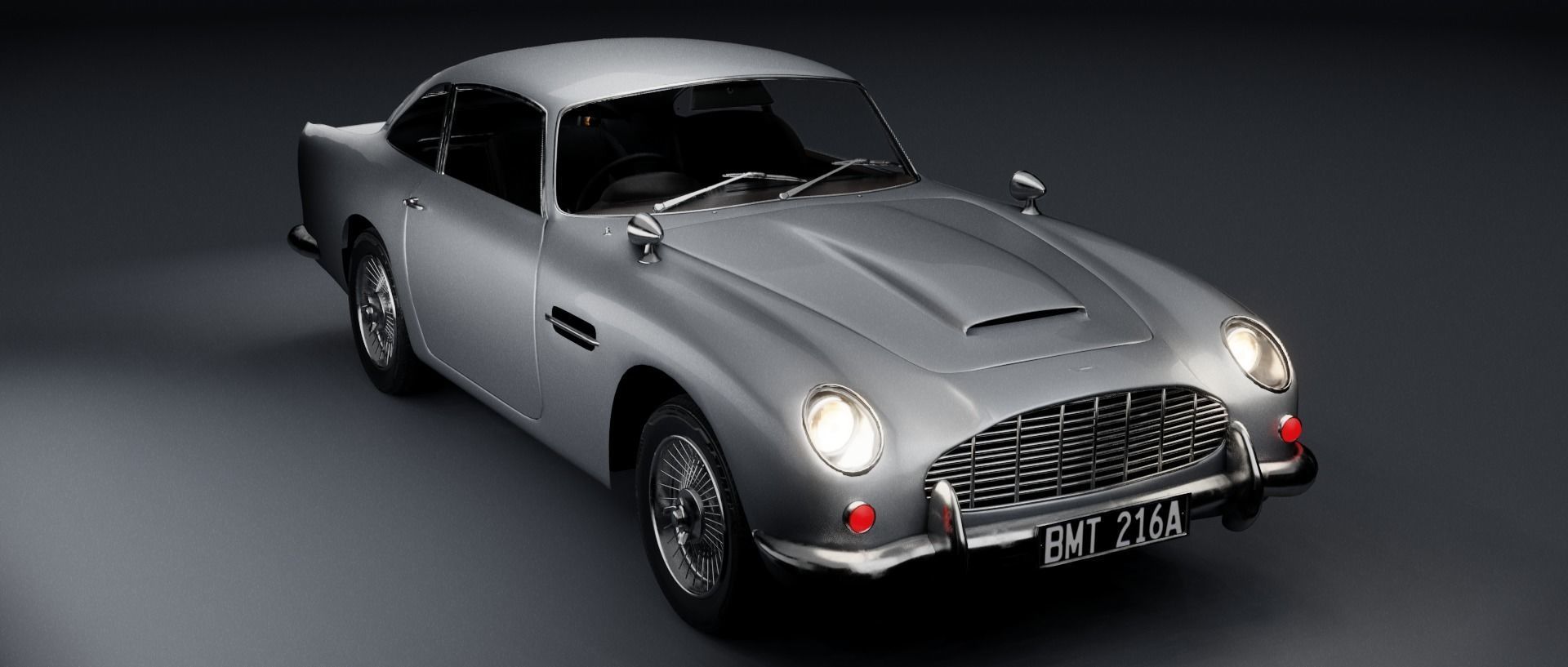 Aston Martin DB5 1964 3D Model 3D model rigged | CGTrader
