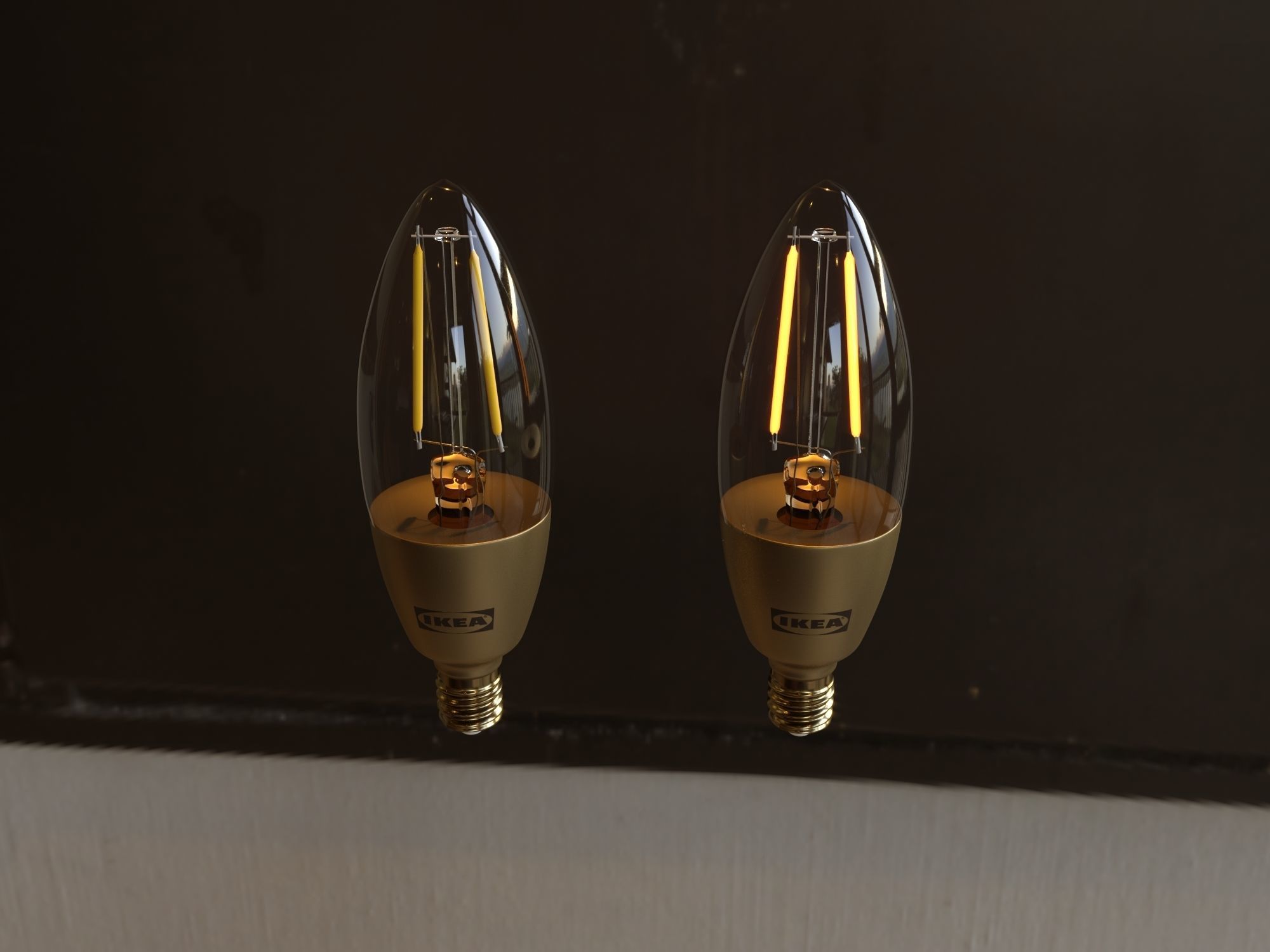 Rollsbo Led Bulb IKEA 3D model | CGTrader