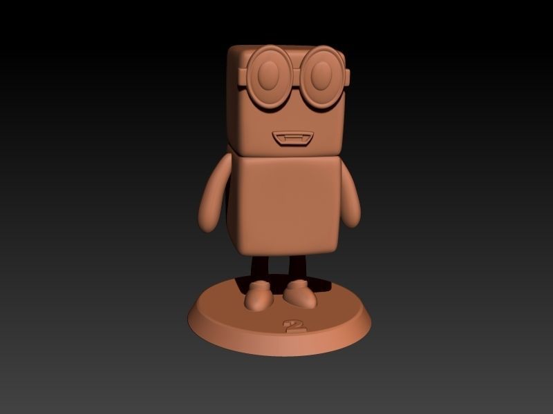 Numberblocks cube 3D model 3D printable | CGTrader