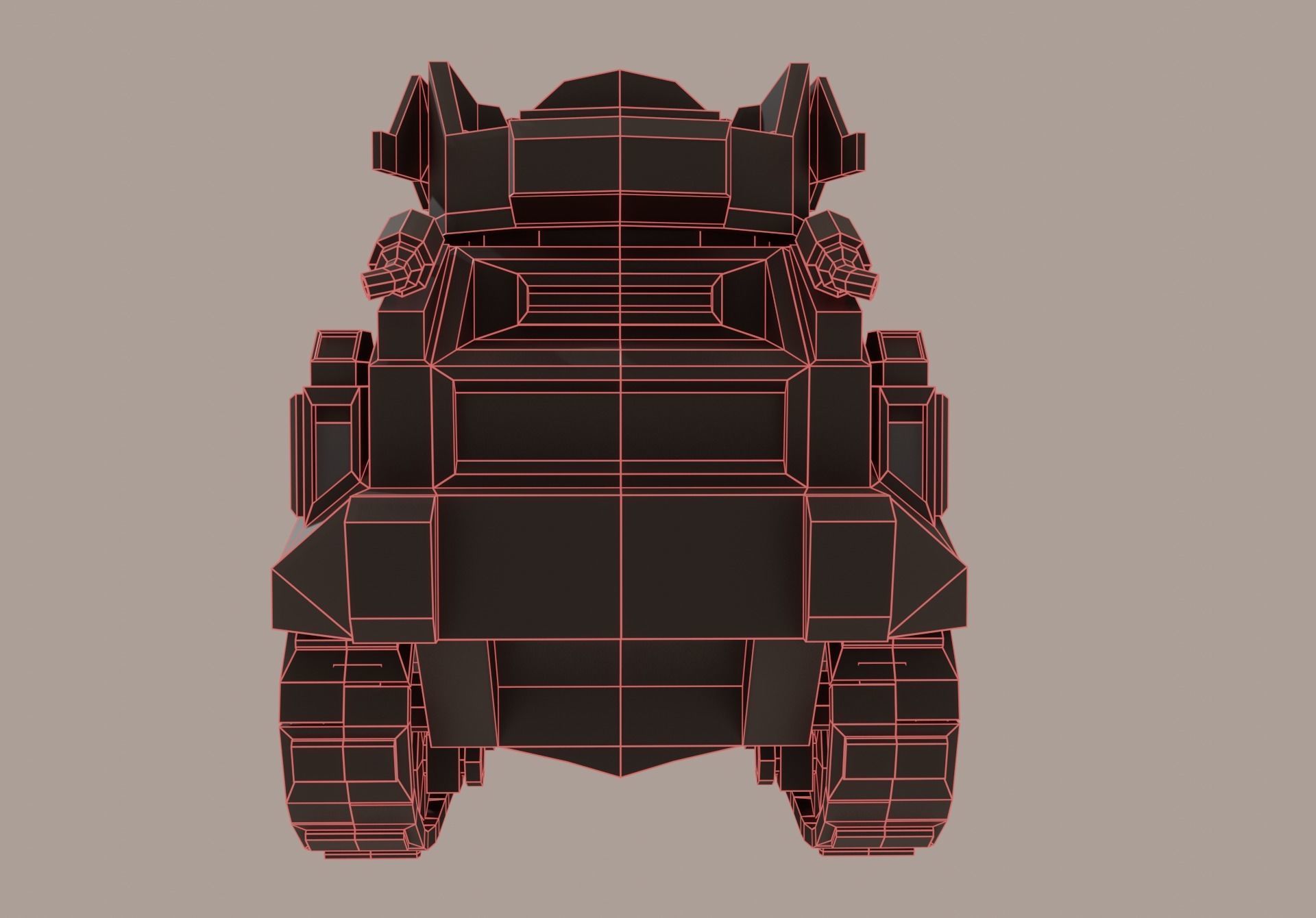 3D model Low-poly sci-fi heavy tank VR / AR / low-poly | CGTrader