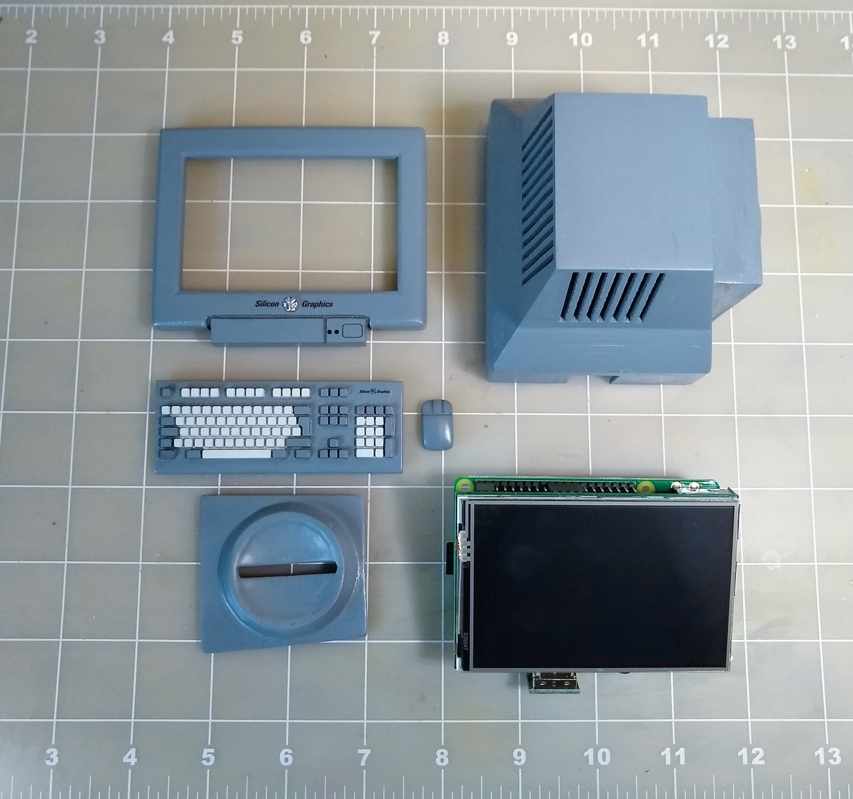 SGi Monitor Raspberry Pi Case 3D model 3D printable | CGTrader