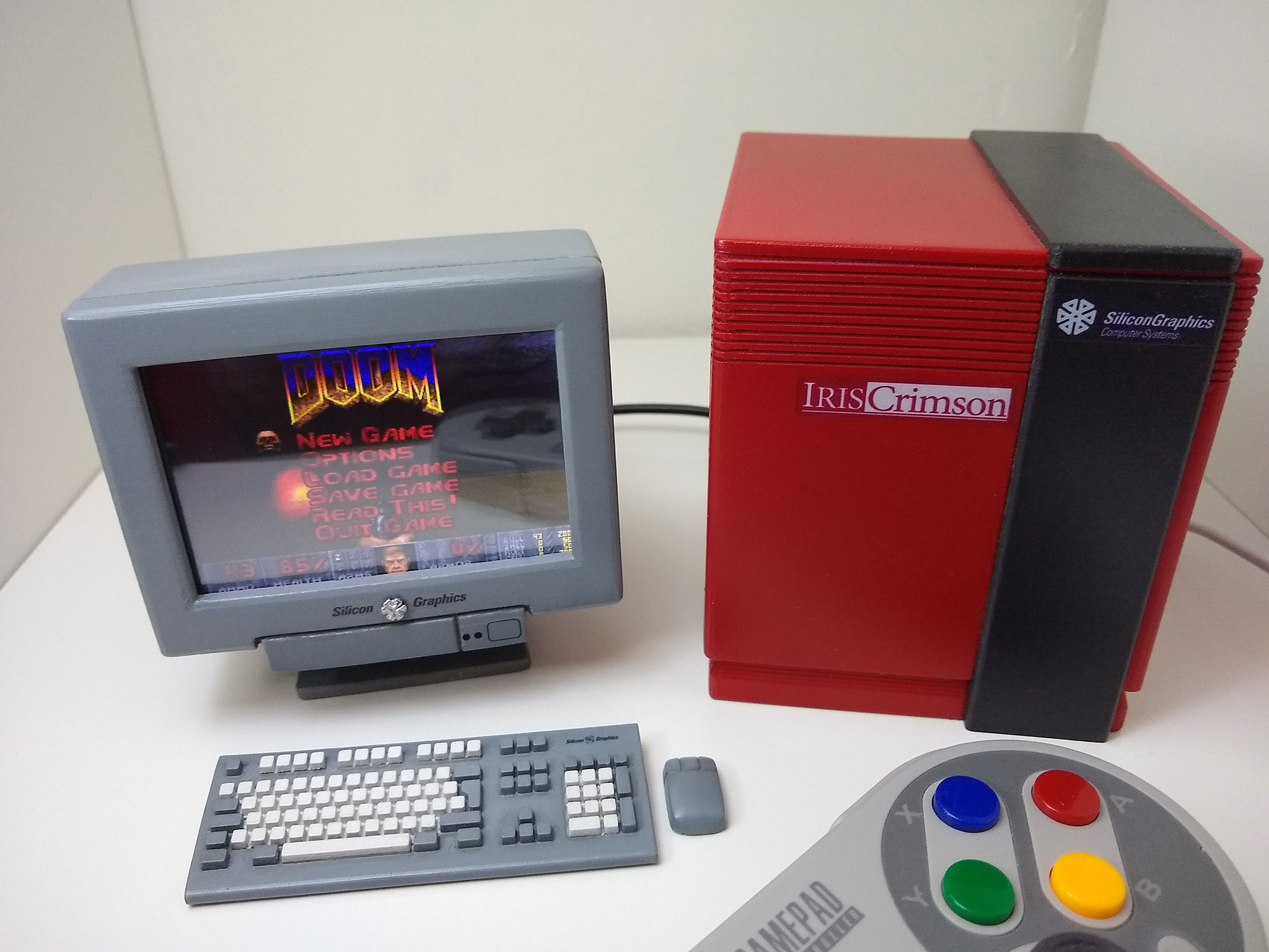 SGi Monitor Raspberry Pi Case 3D model 3D printable | CGTrader