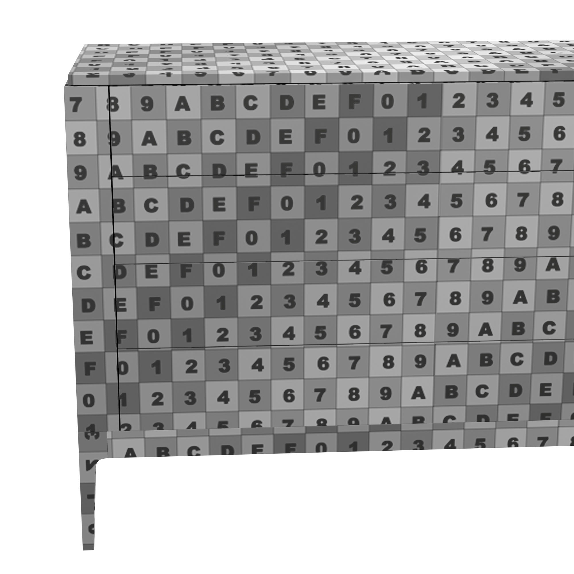 Grilli Zarafa Dresser 3D model | CGTrader