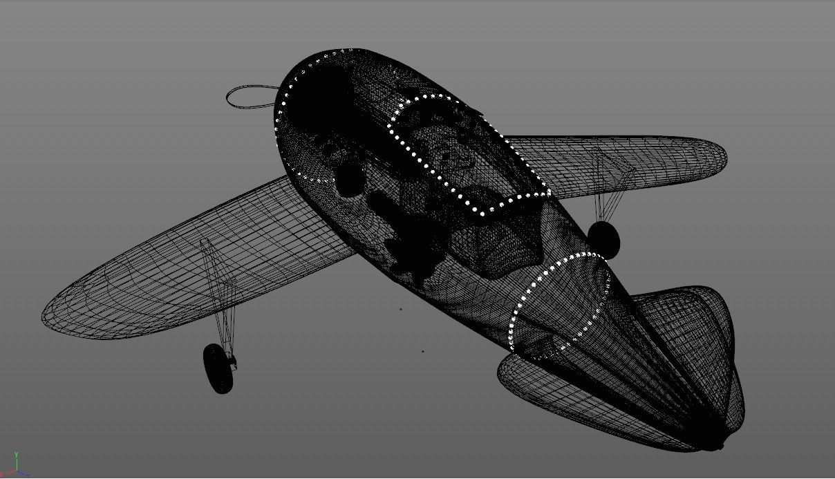 3d FANTASTIC IRON AIRPLANE 3D model rigged | CGTrader