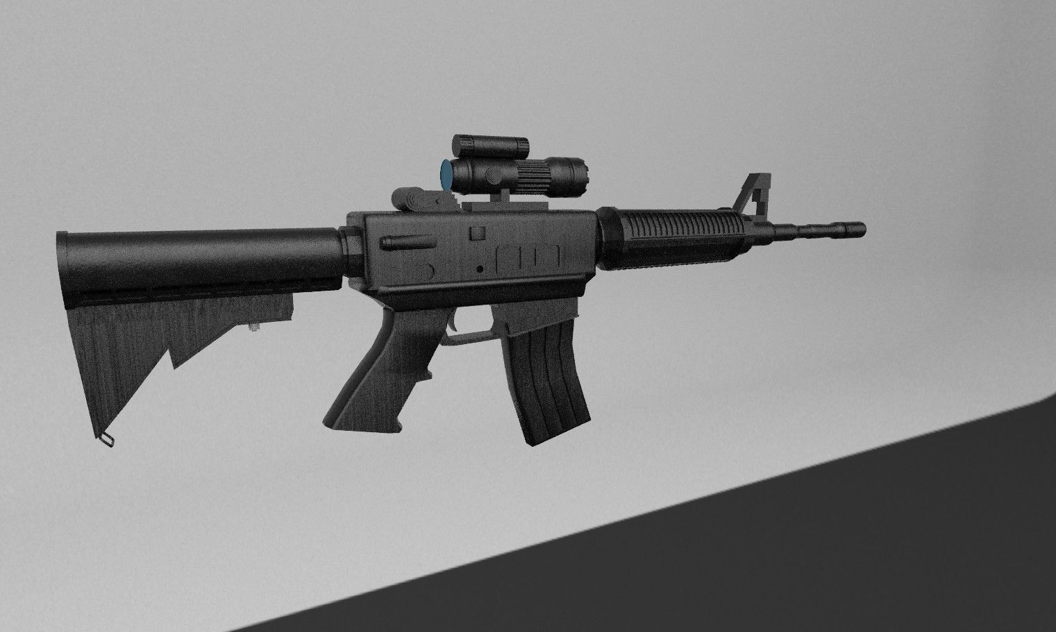 M416 Gun free 3D model | CGTrader