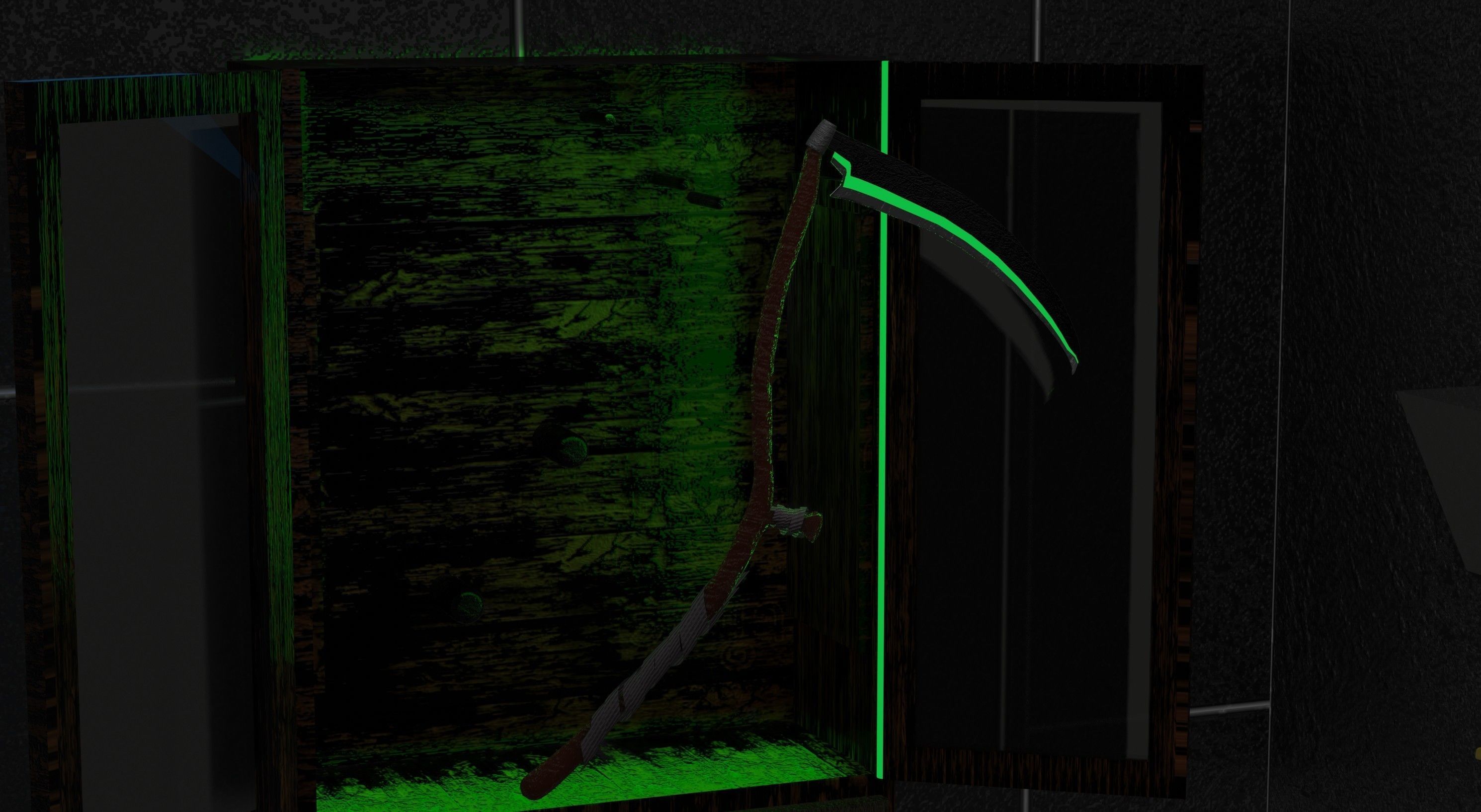 3D model Weapons supreme-pack yari katana scythe VR / AR / low-poly ...