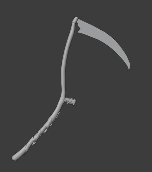 3D model Weapons supreme-pack yari katana scythe VR / AR / low-poly ...