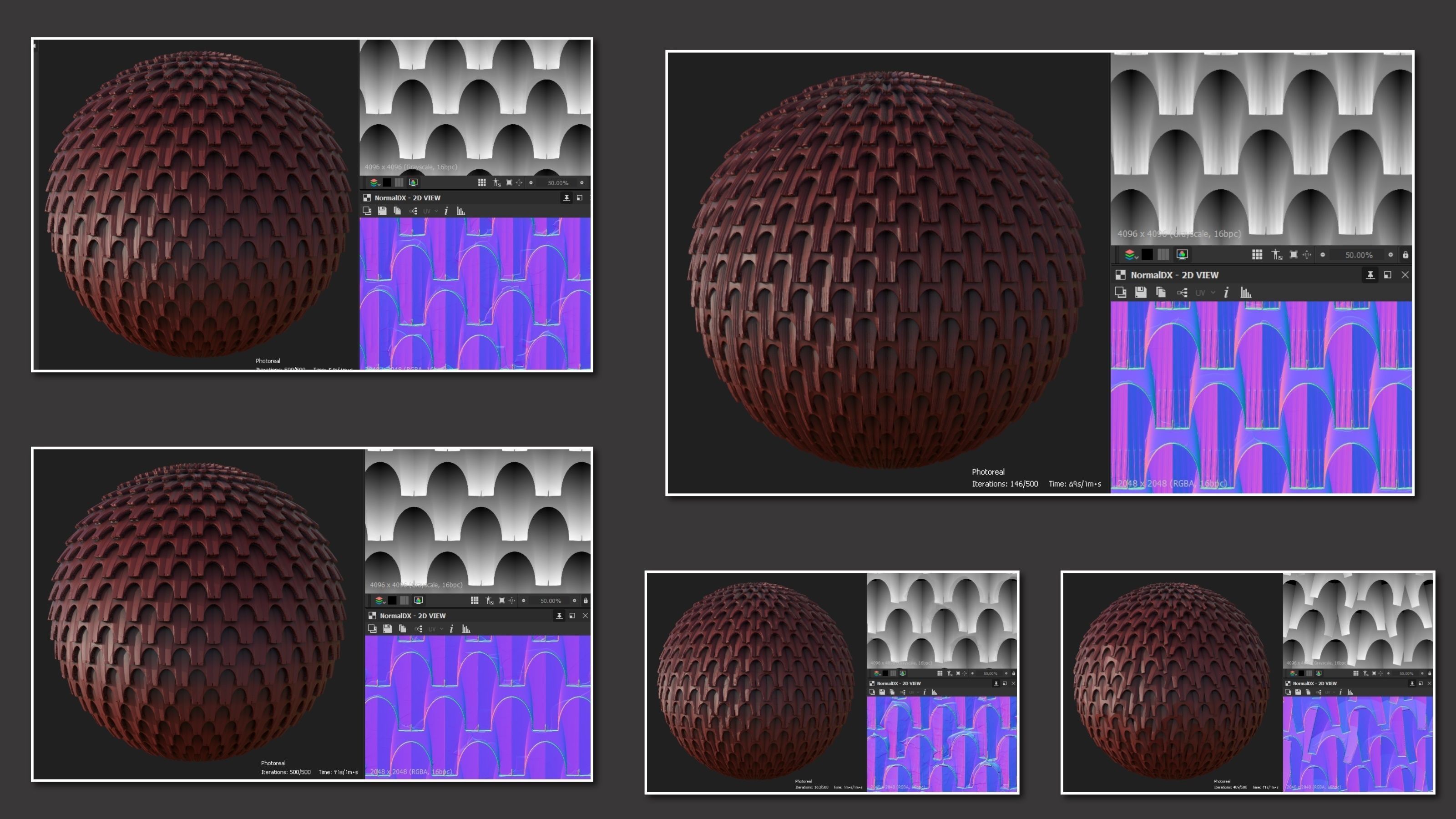 Texture 100 Alpha and Normal for Brush on Skin-Shield Zbrush-Blender ...