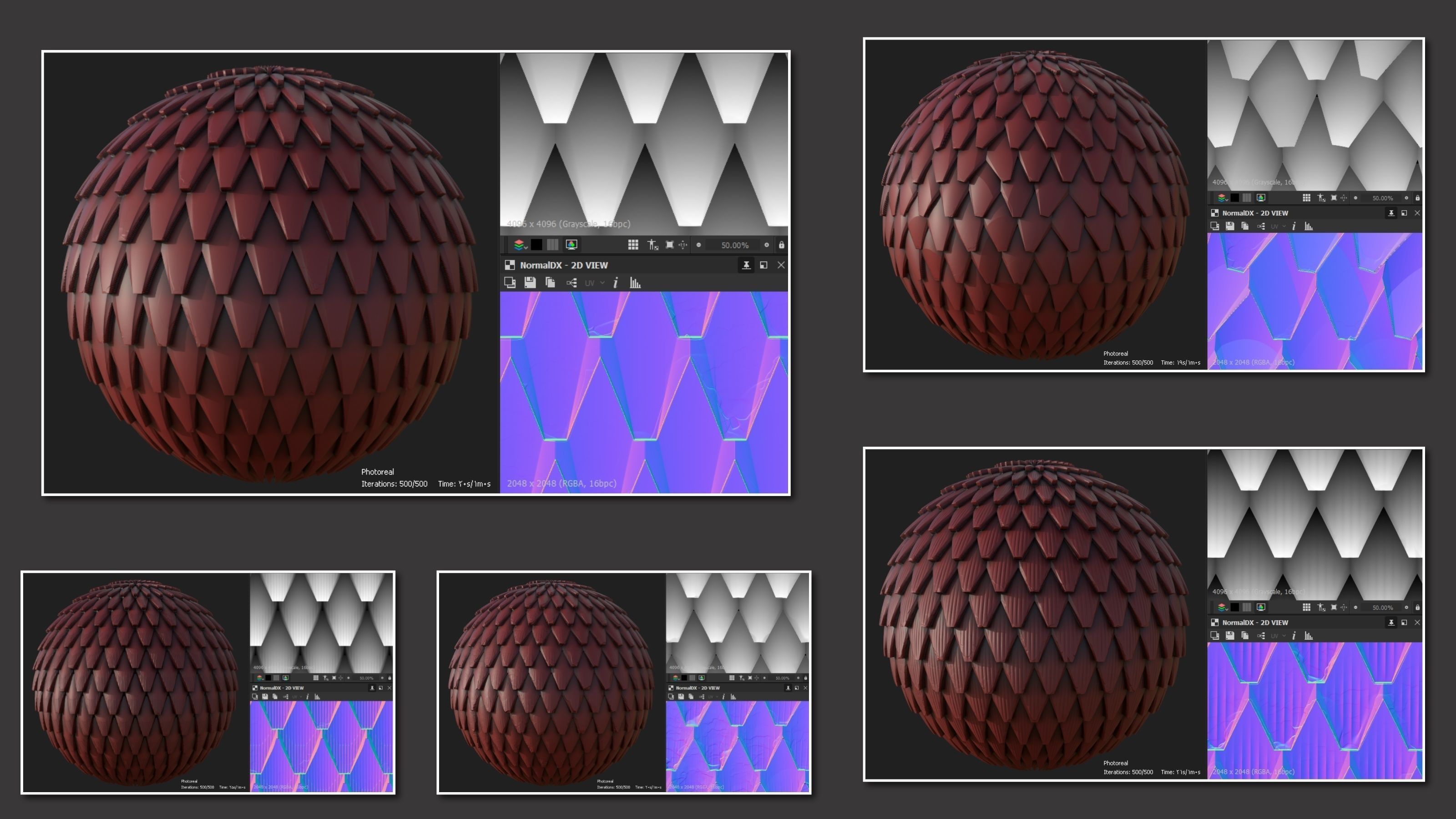 Texture 100 Alpha and Normal for Brush on Skin-Shield Zbrush-Blender ...