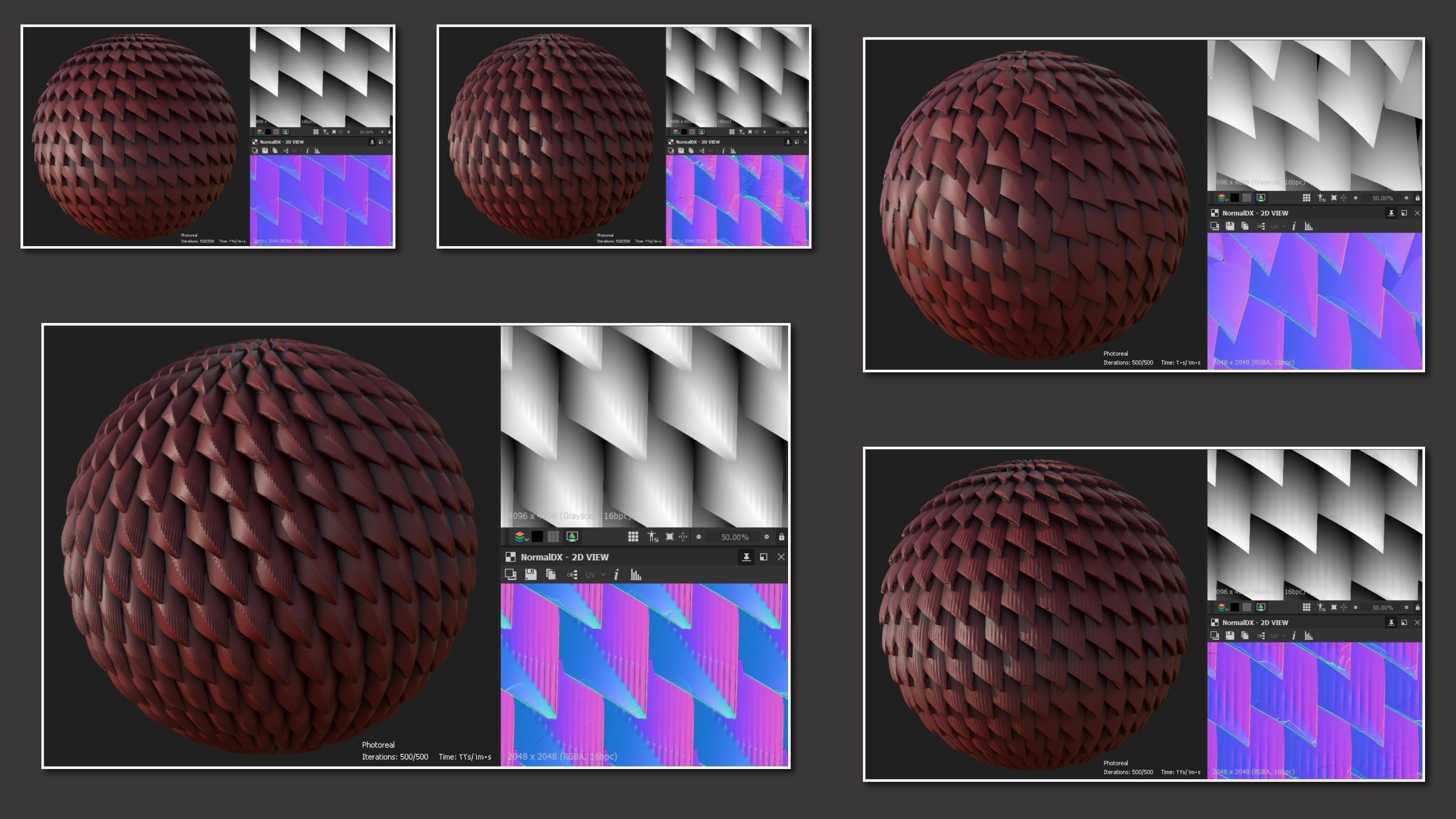 Texture 100 Alpha and Normal for Brush on Skin-Shield Zbrush-Blender ...