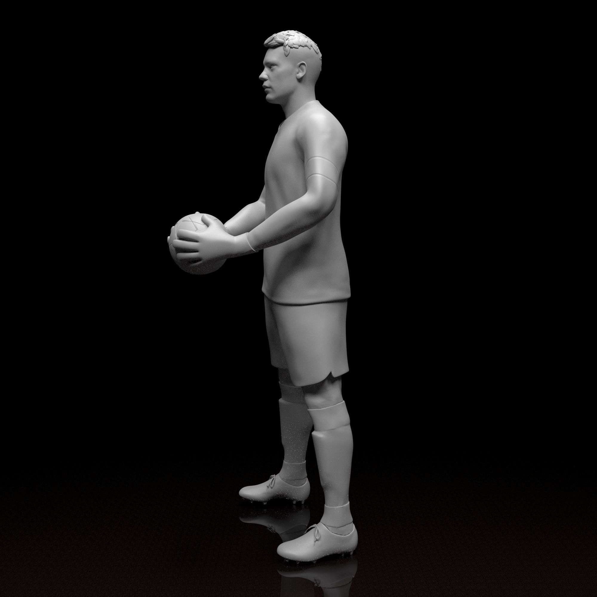 Neuer Bayern Munich Football Player STL files 3D print model 3D model ...