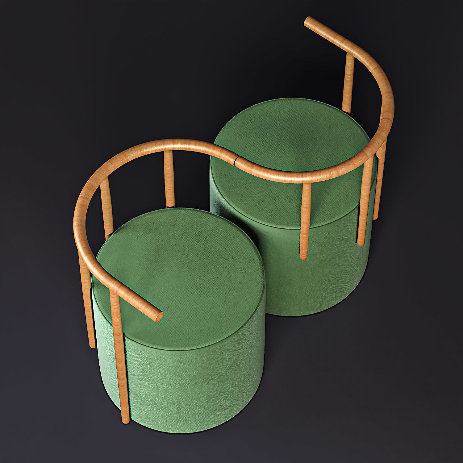 Cylinder Chair free 3D model | CGTrader