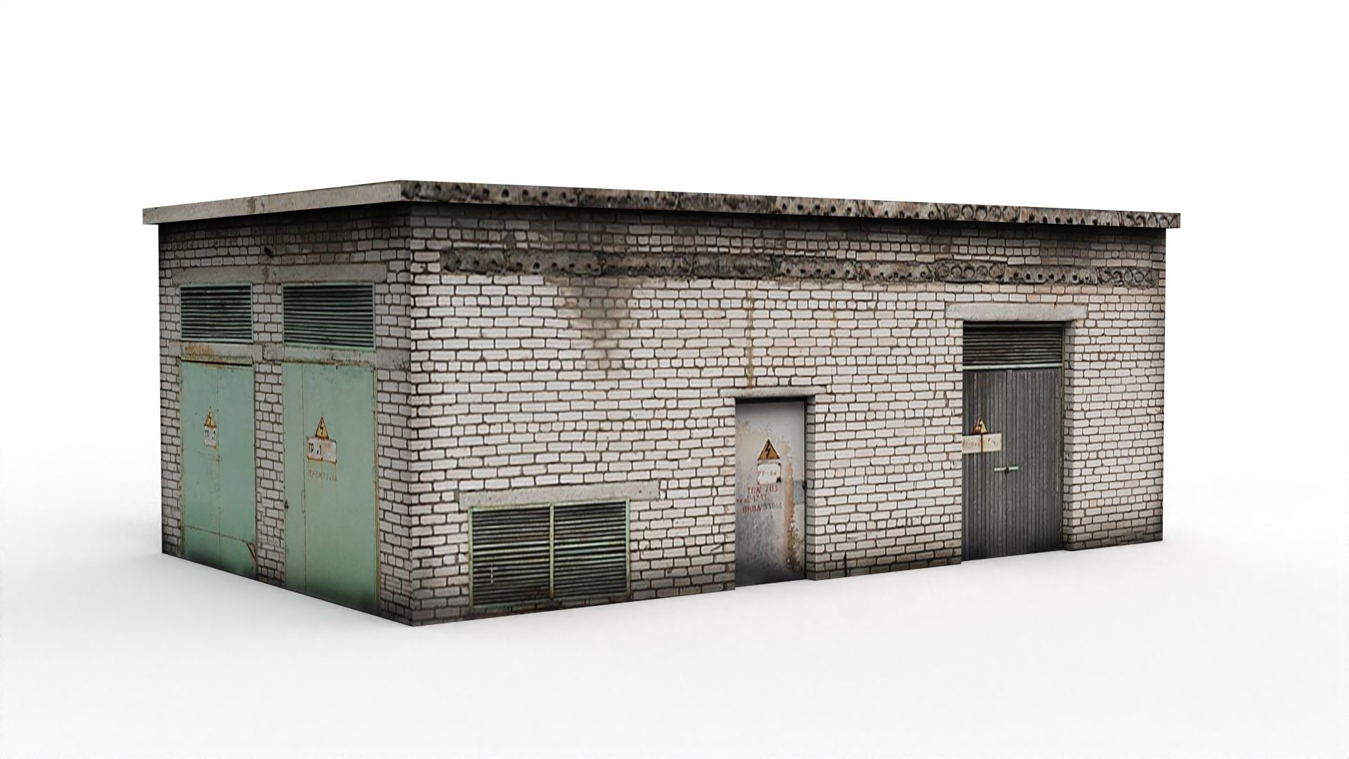 3D model Electric booth VR / AR / low-poly | CGTrader