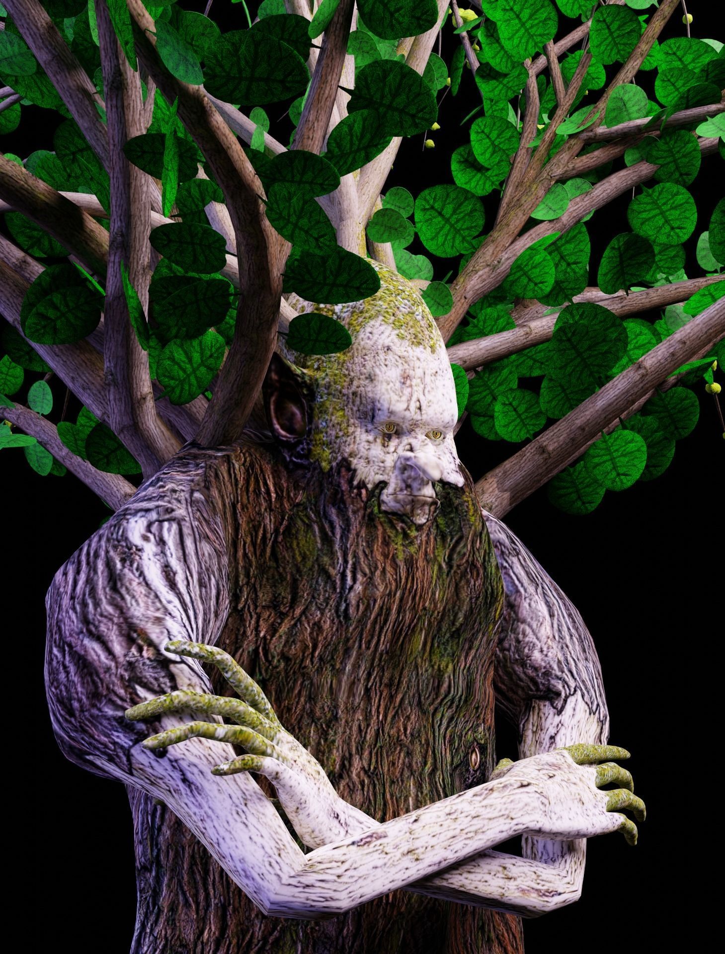 3D model Ent - Drzewiec VR / AR / low-poly | CGTrader