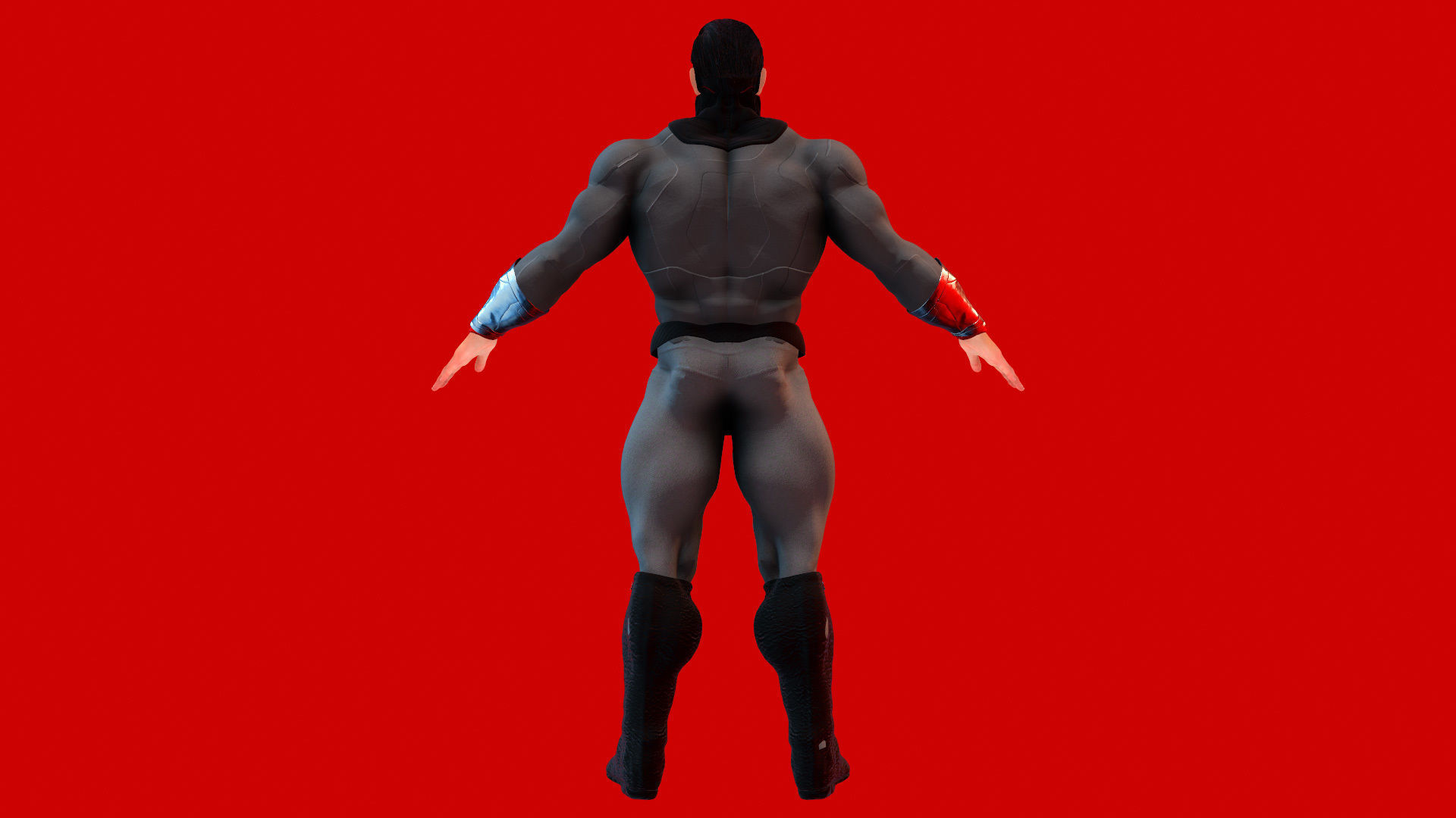 Superman Of Earth X - Overman 3D model rigged | CGTrader