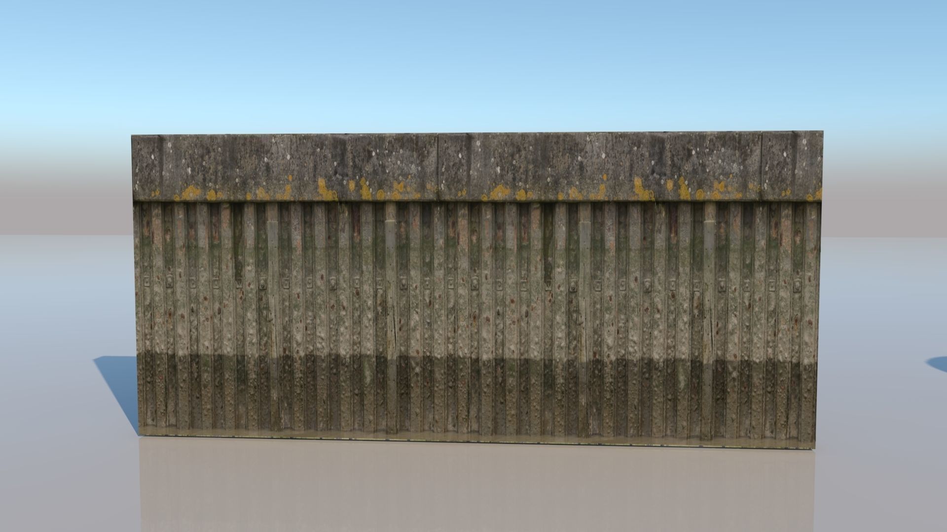 Texture Canal or dock Wall Material - VRay Shader Texture VR / AR / low ...