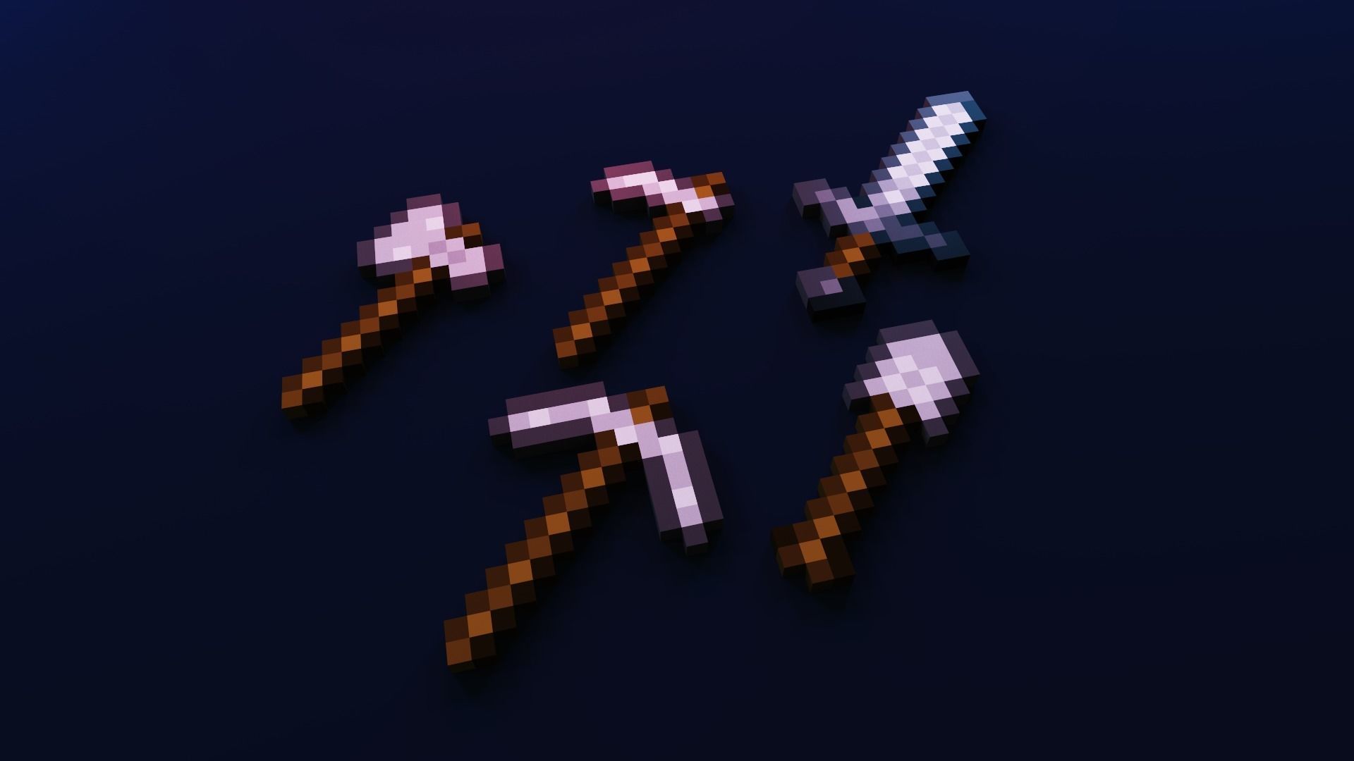 3D model Minecraft Items Pack VR / AR / low-poly | CGTrader