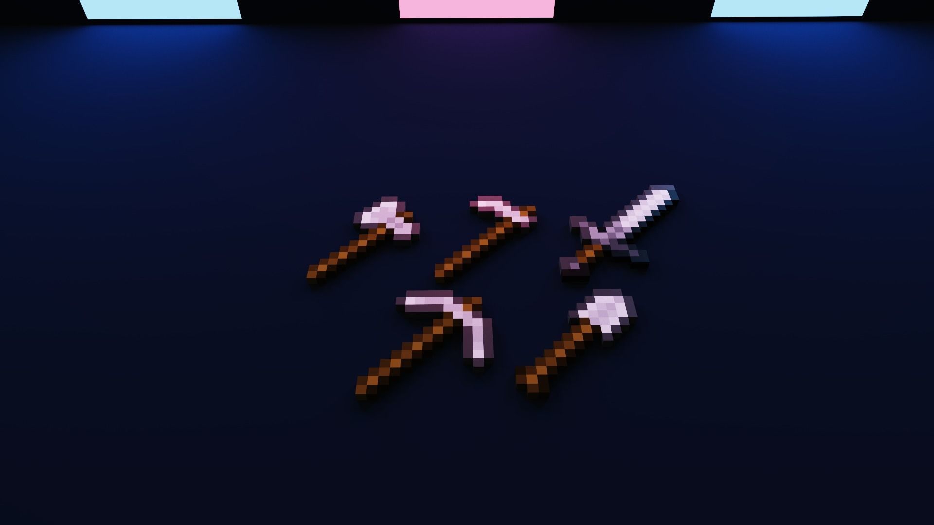 3D model Minecraft Items Pack VR / AR / low-poly | CGTrader