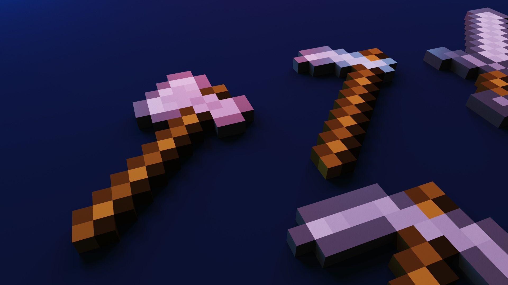 3D model Minecraft Items Pack VR / AR / low-poly | CGTrader