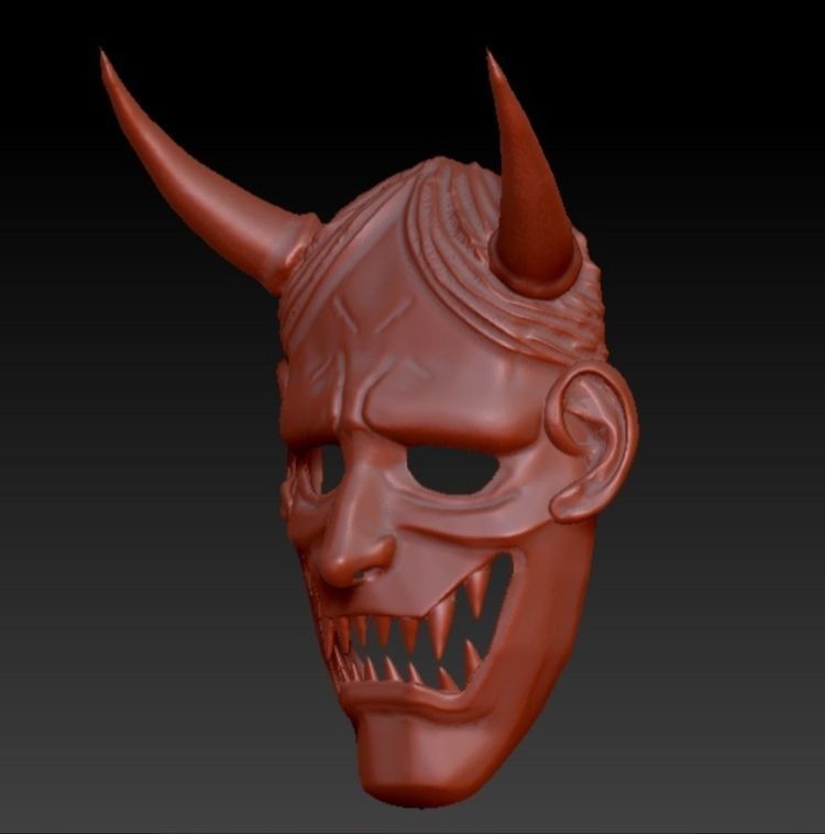 SHINIGAMI MASK 3D model 3D printable | CGTrader