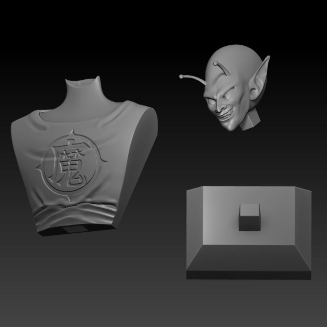 Dragon Ball Picollo 3D model 3D printable | CGTrader