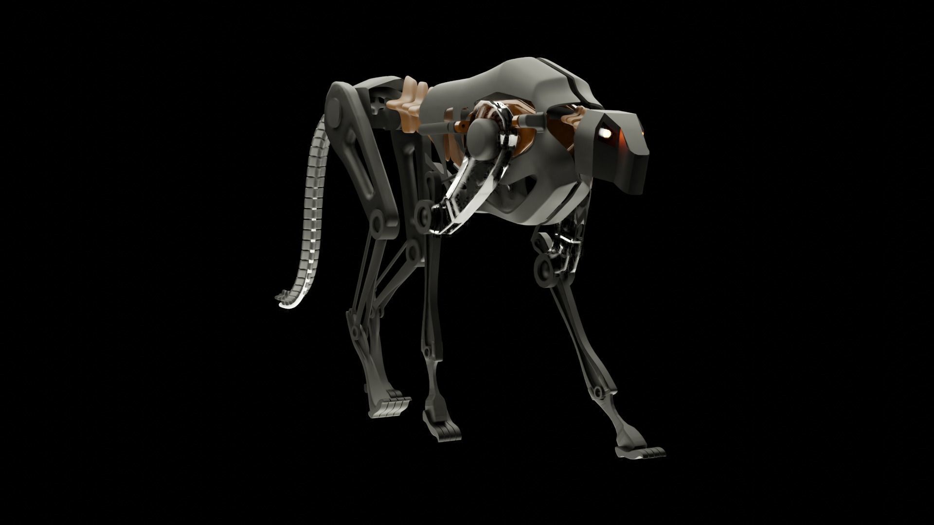 robotic animal free 3D model | CGTrader