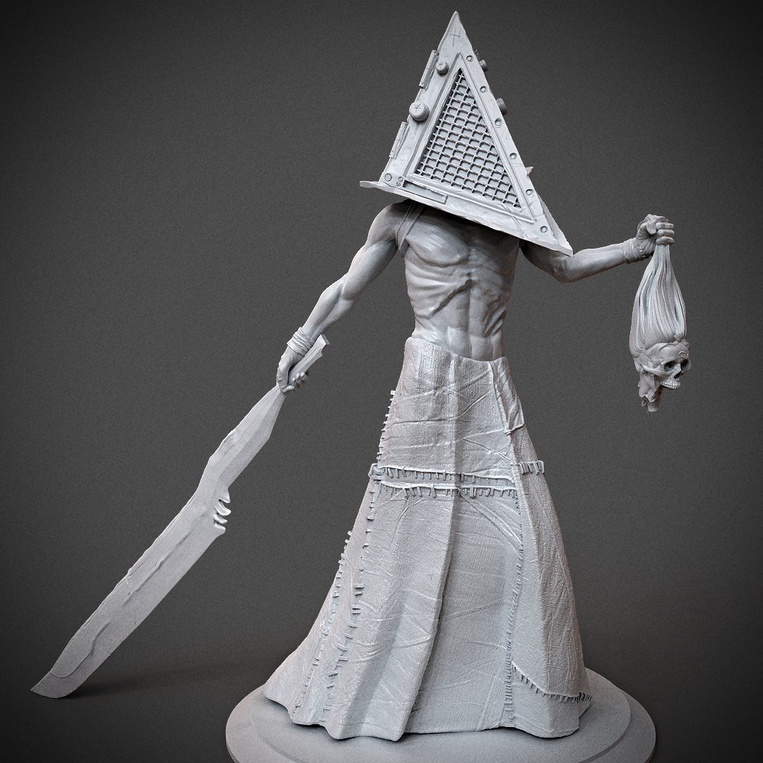 Silent Hill Pyramid Head 3D model 3D printable | CGTrader
