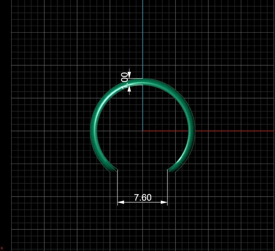 Ring on toe 3D model 3D printable | CGTrader