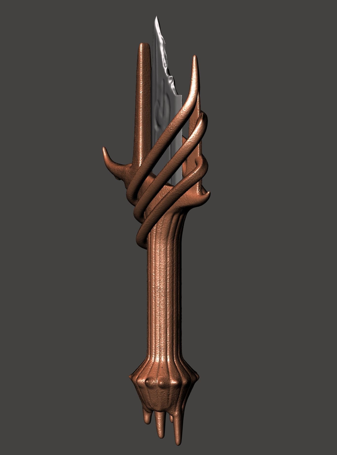 Sauron Broken Sword of Rings Of Power 3D model 3D printable | CGTrader