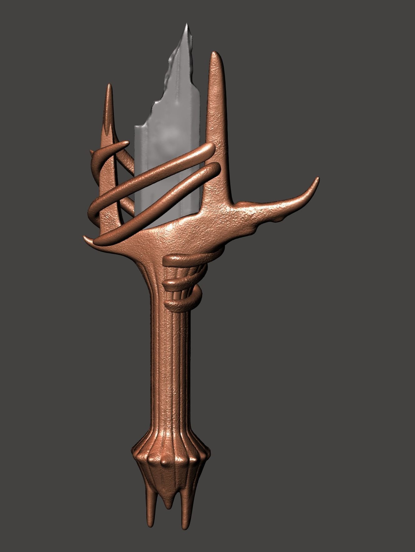 Sauron Broken Sword of Rings Of Power 3D model 3D printable | CGTrader