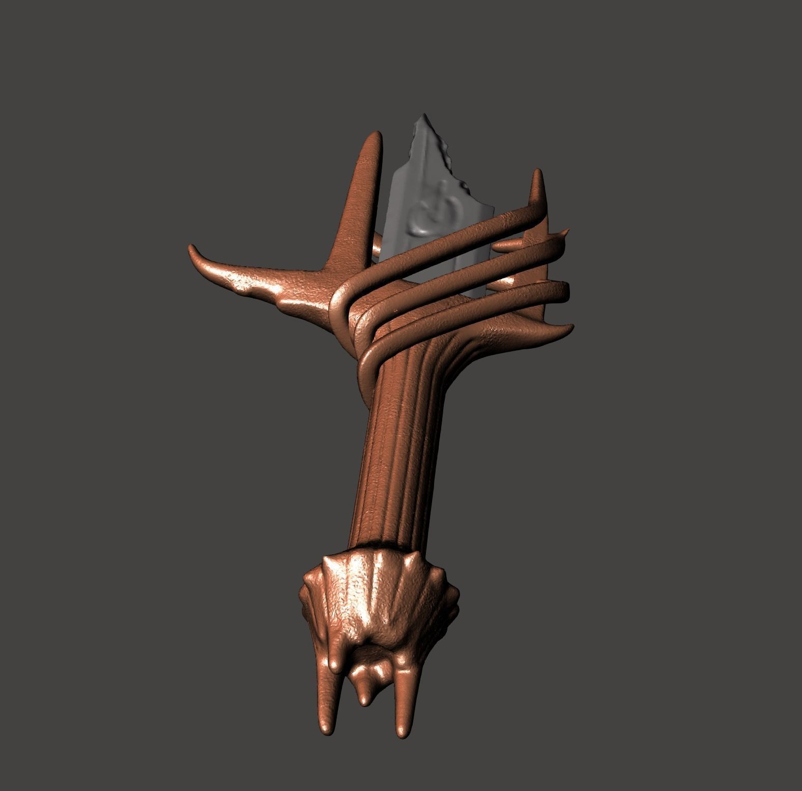 Sauron Broken Sword of Rings Of Power 3D model 3D printable | CGTrader