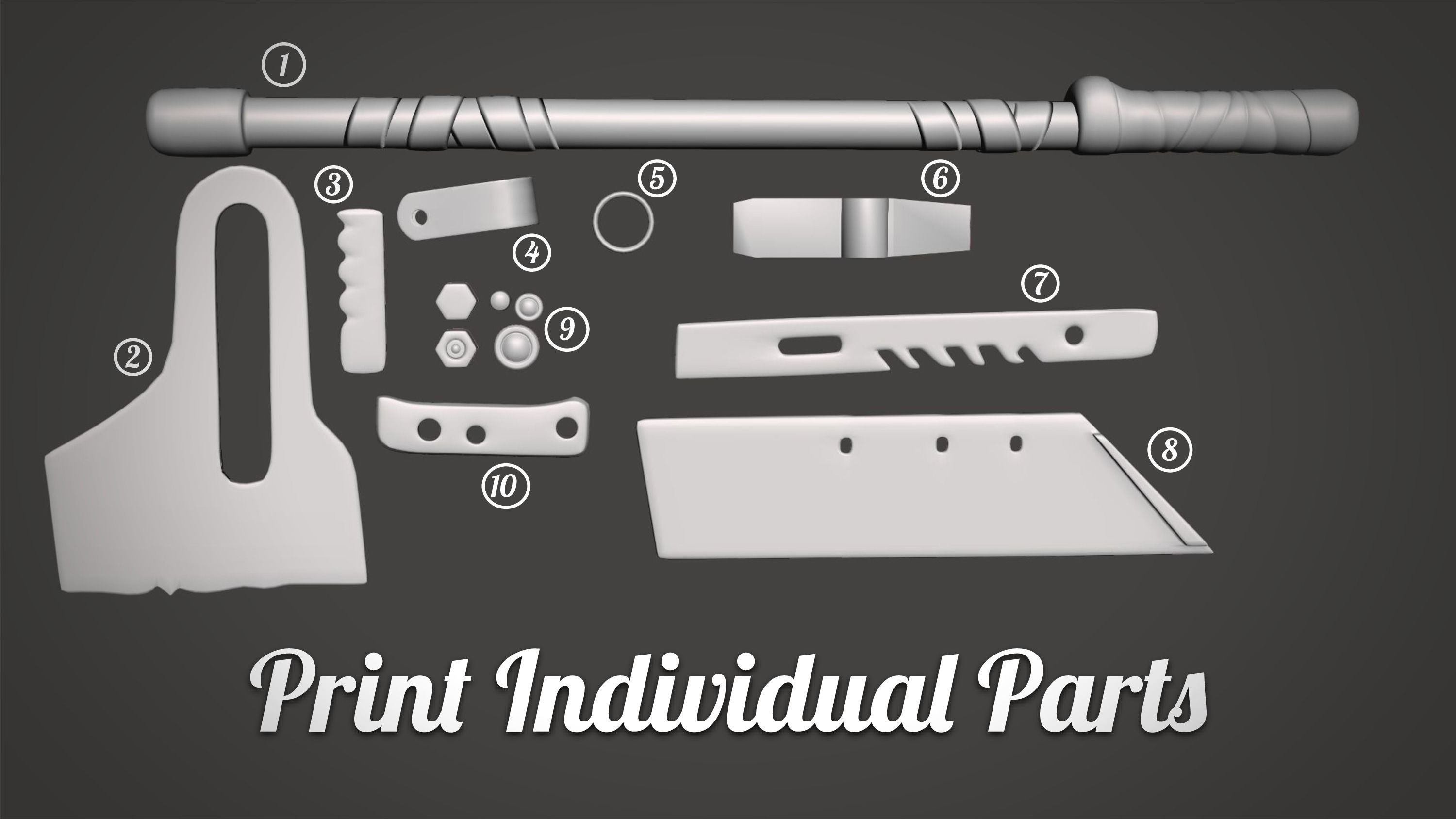 Weapon - Dying Light 2 - 3D Printable 3D model 3D printable | CGTrader