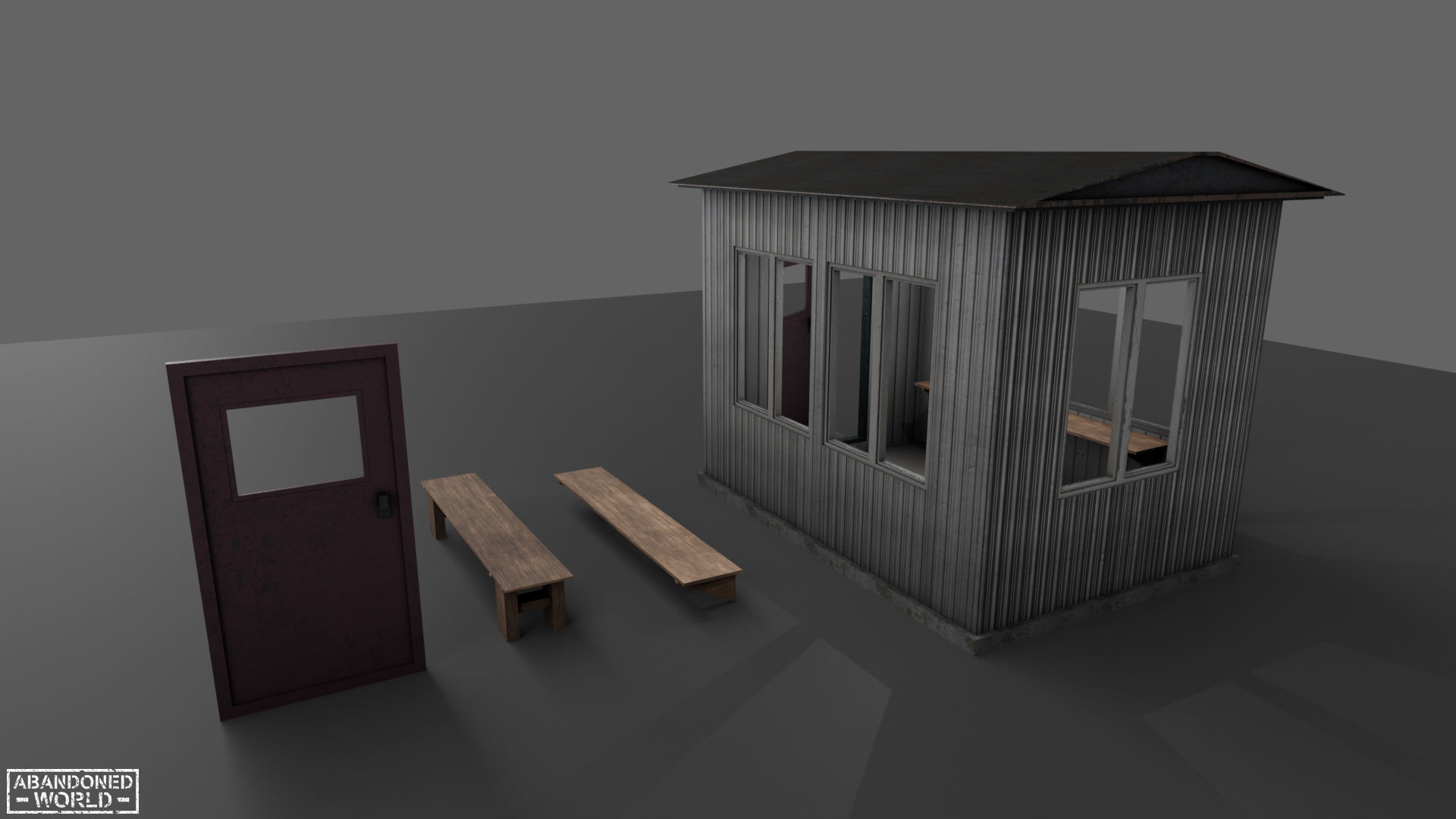 3D model Guard Building VR / AR / low-poly | CGTrader