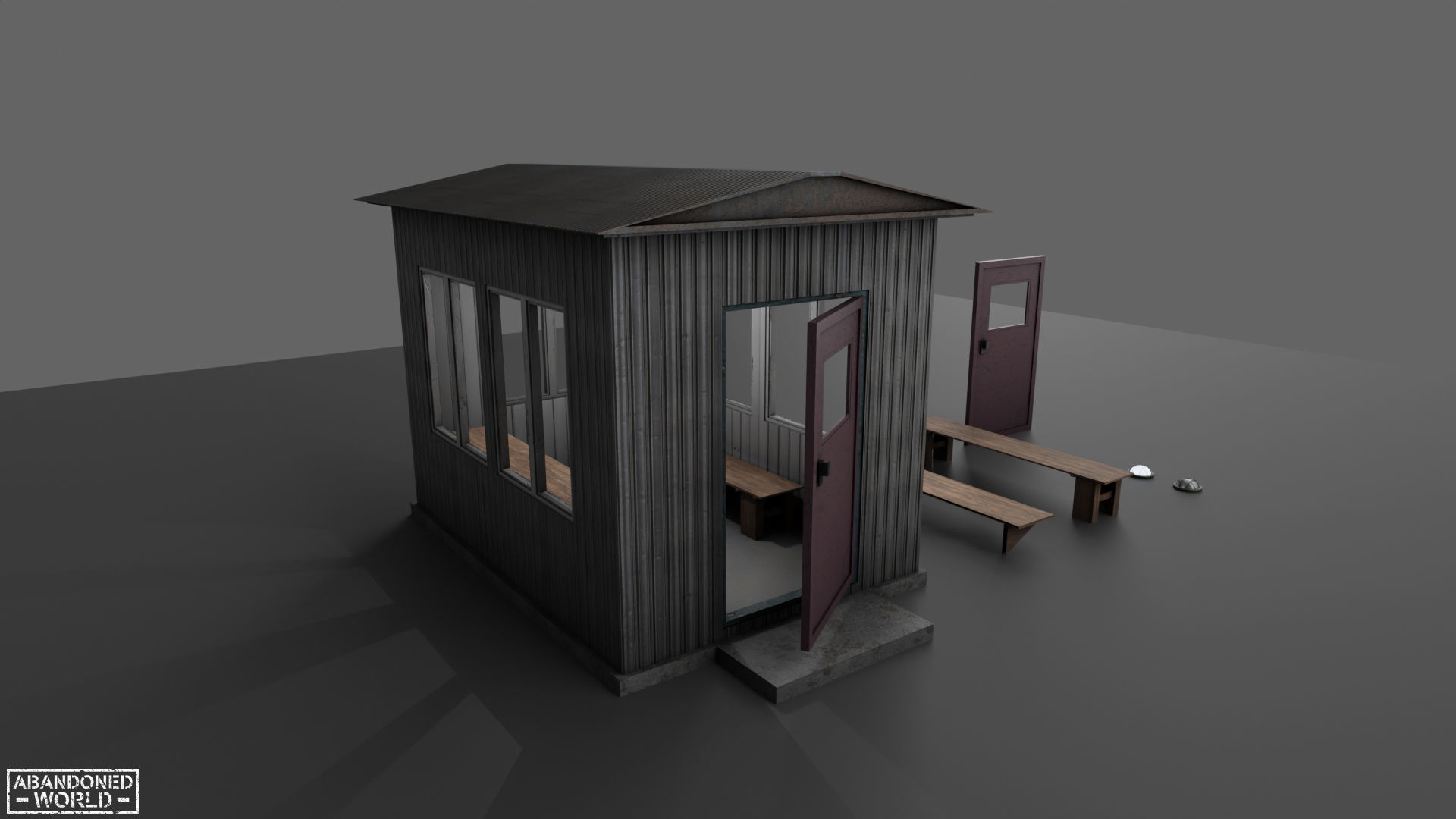 3D model Guard Building VR / AR / low-poly | CGTrader