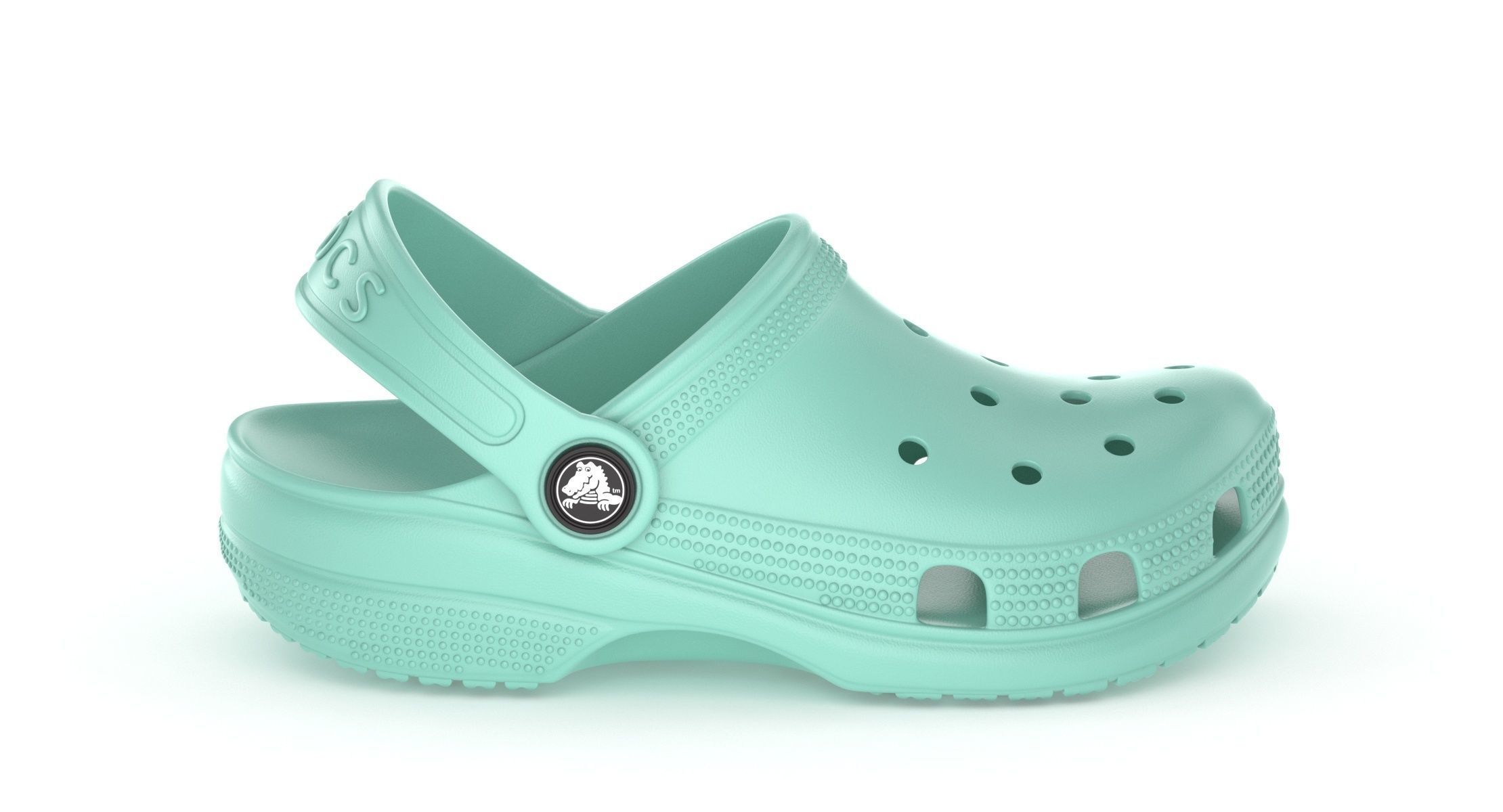 Crocs Classic Clog Pistachio 3D model | CGTrader