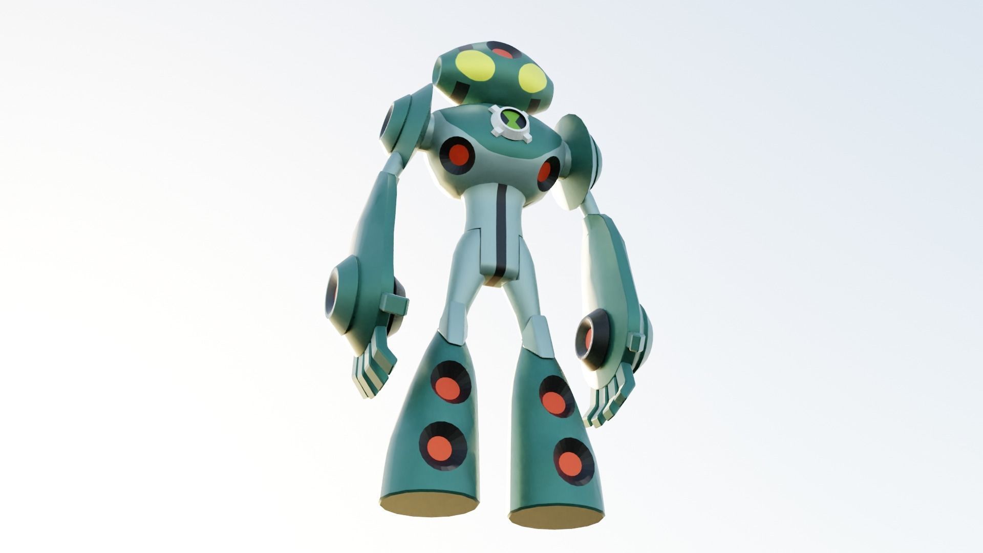 3D model Ben 10 Ultimate Allen Echo Echo VR / AR / low-poly | CGTrader