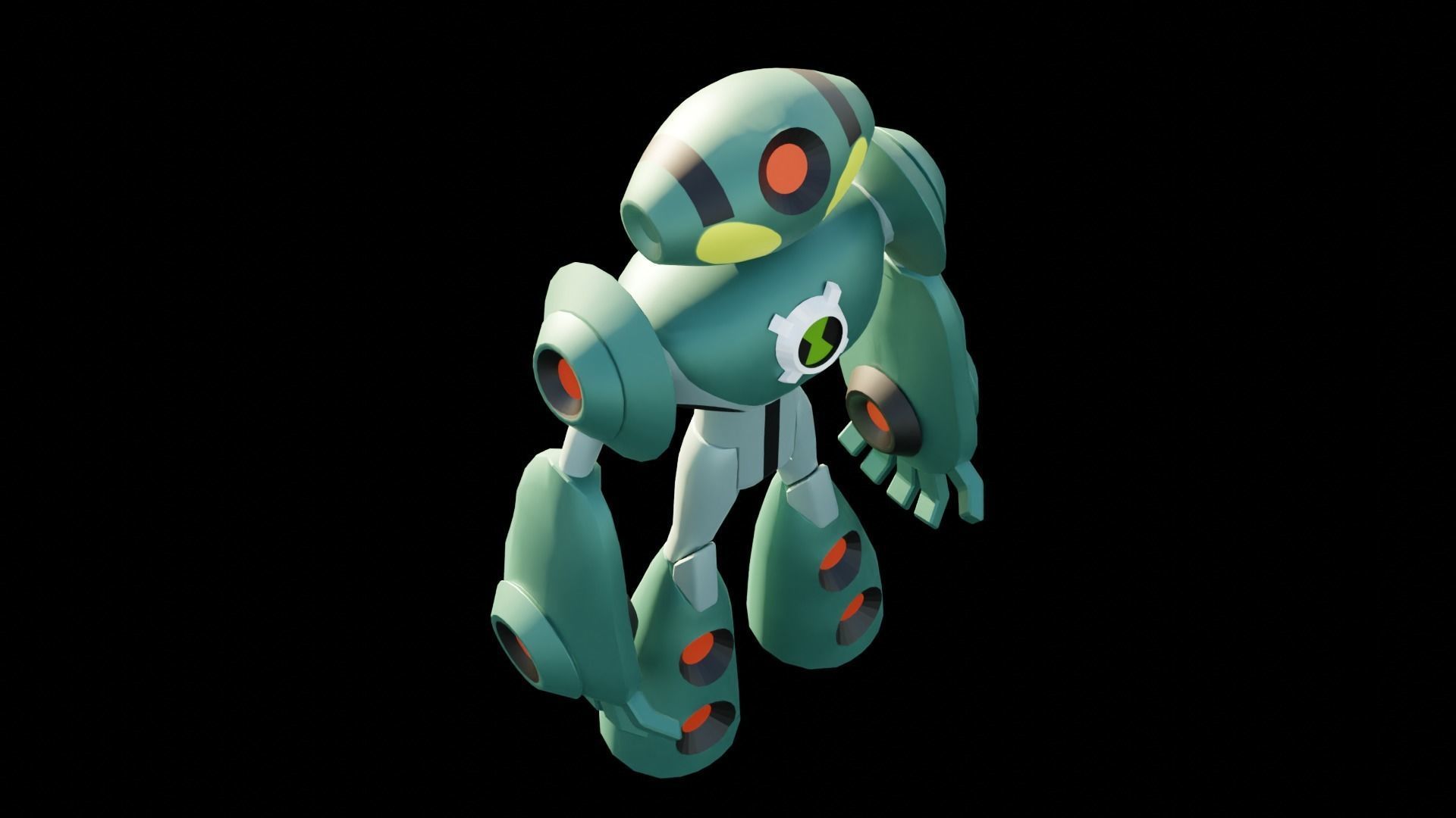 3D model Ben 10 Ultimate Allen Echo Echo VR / AR / low-poly | CGTrader