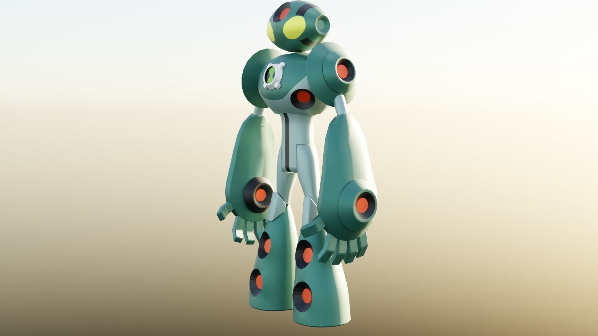 3D model Ben 10 Ultimate Allen Echo Echo VR / AR / low-poly | CGTrader