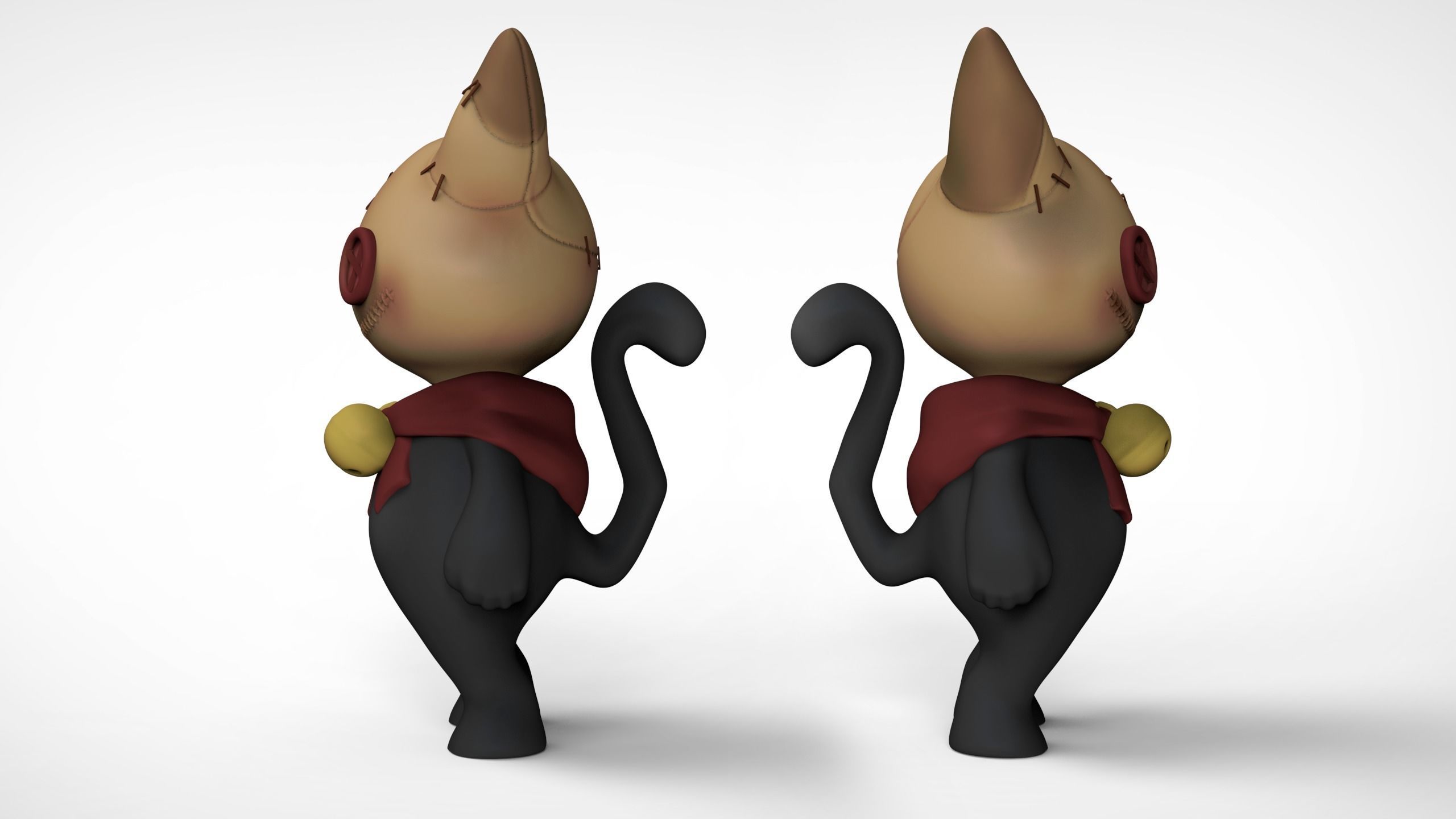 monster chibi 3D model 3D printable | CGTrader