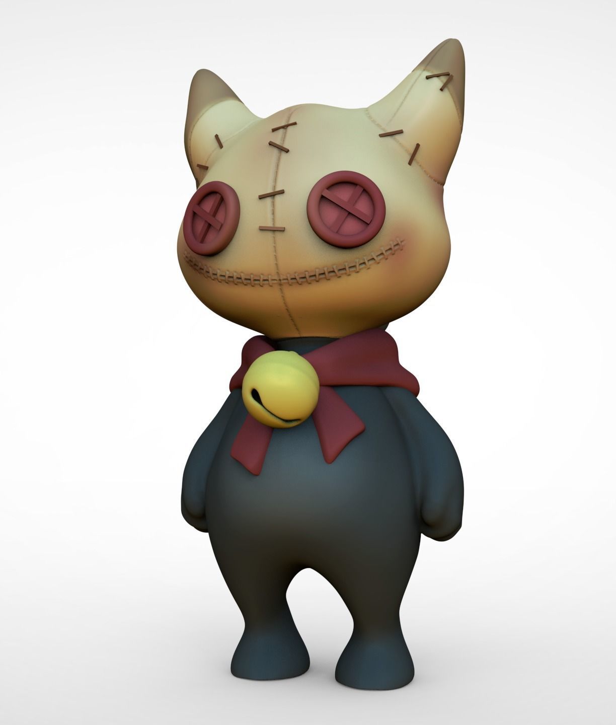 monster chibi 3D model 3D printable | CGTrader