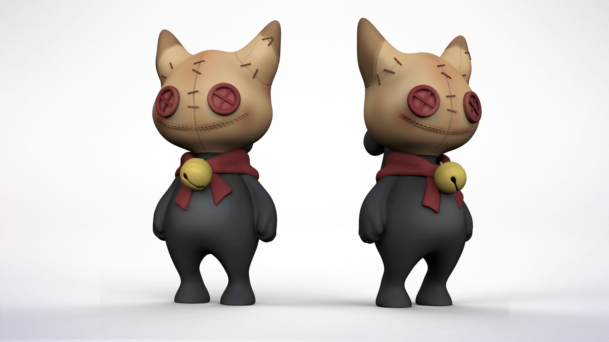 monster chibi 3D model 3D printable | CGTrader