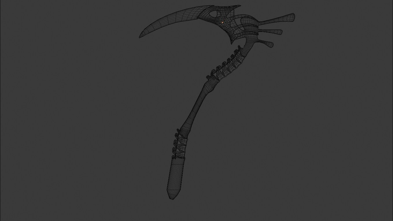 3D model Bone Scythe VR / AR / low-poly | CGTrader