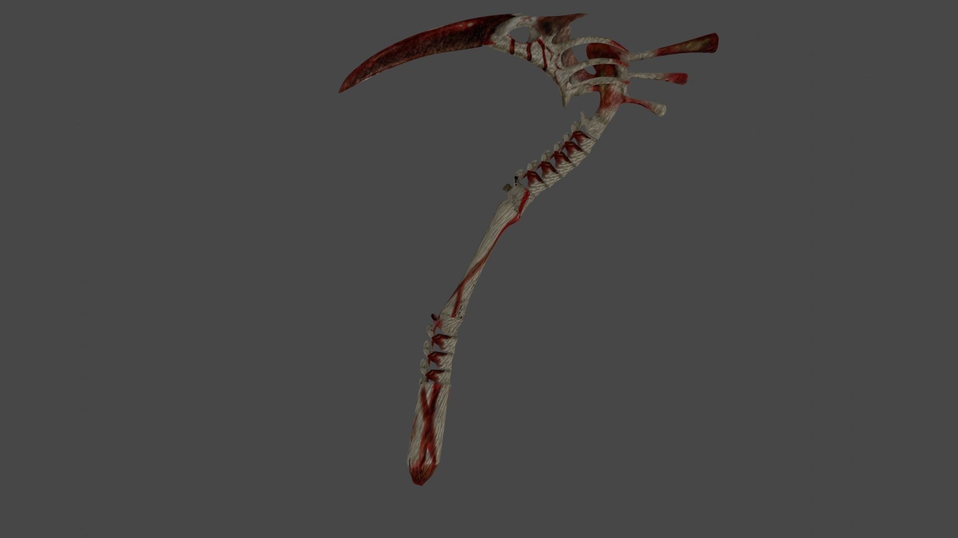 3D model Bone Scythe VR / AR / low-poly | CGTrader