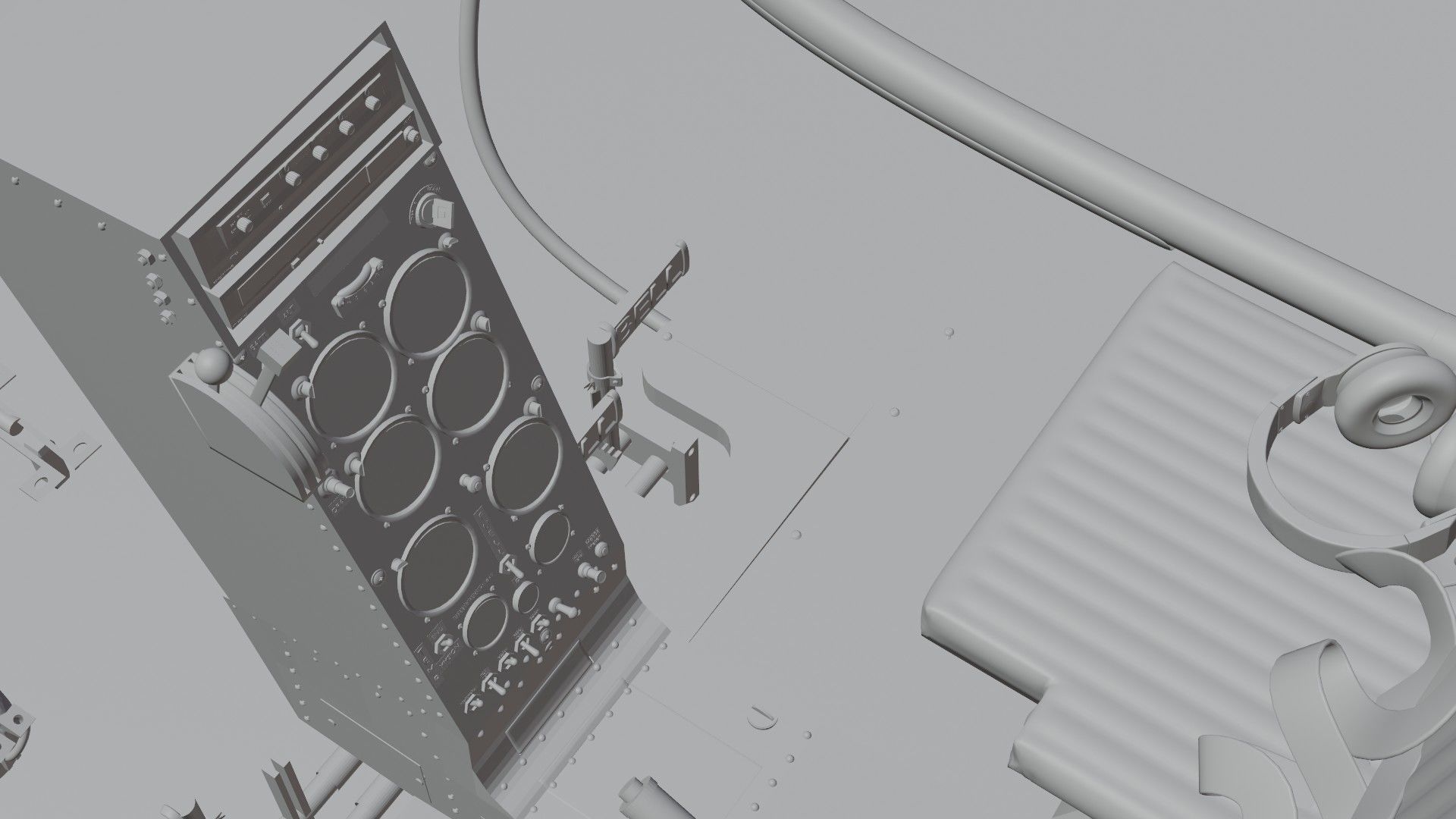 The Bubble Helicopter - Bell 47G - Detailed Model 3D model | CGTrader